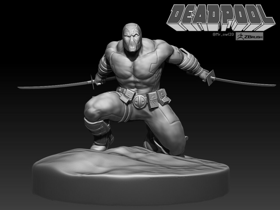 ArtStation - Deadpool 3d modeling