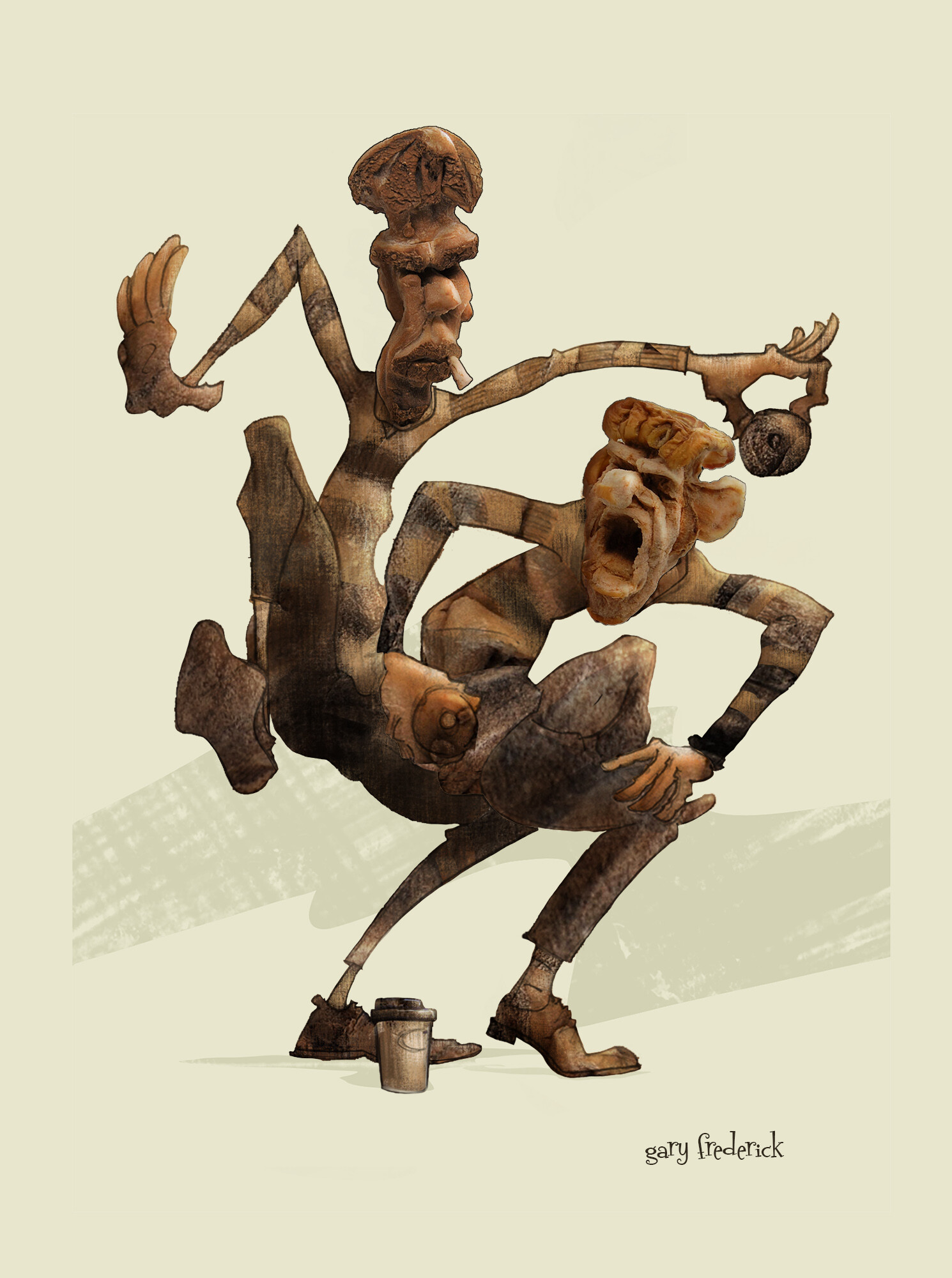 Gary Frederick - Art Core and the potato men