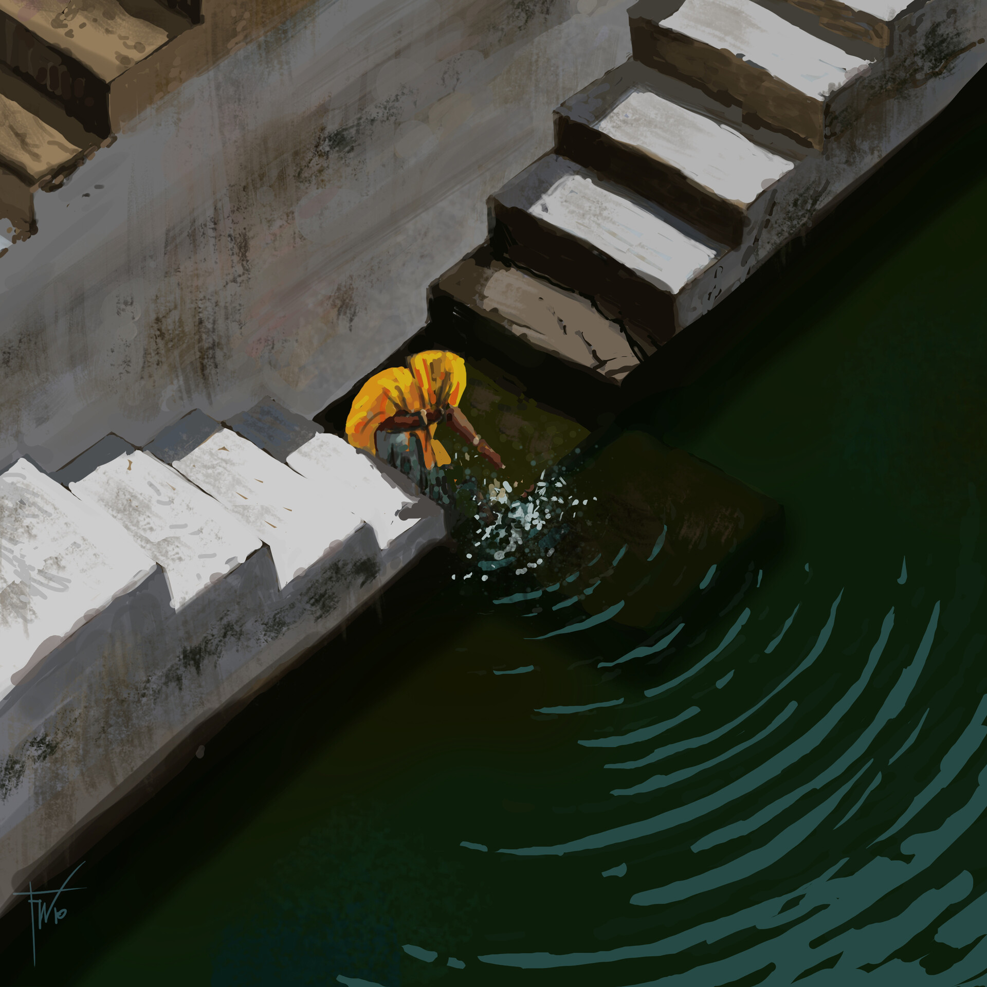 ArtStation - Speedpaint: well