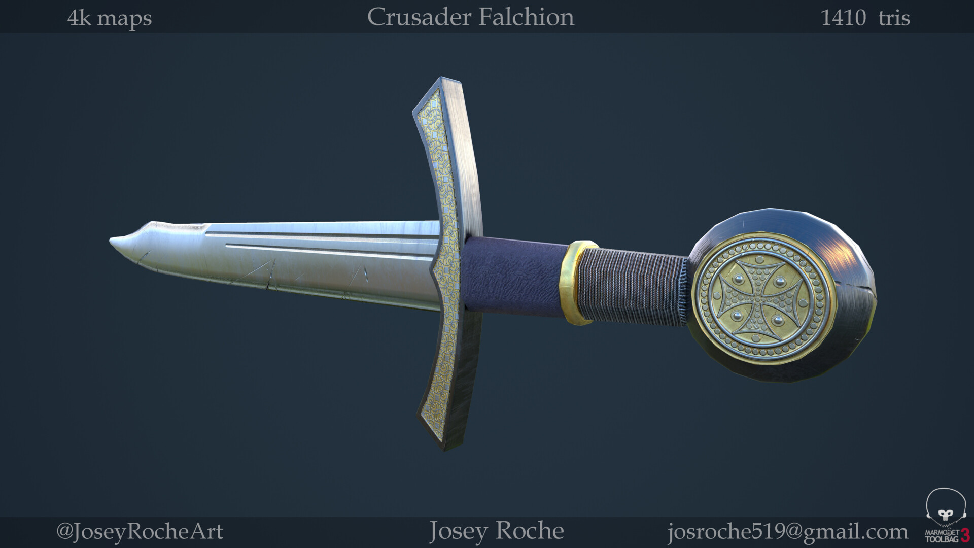 ArtStation - Crusader Lord Falchion