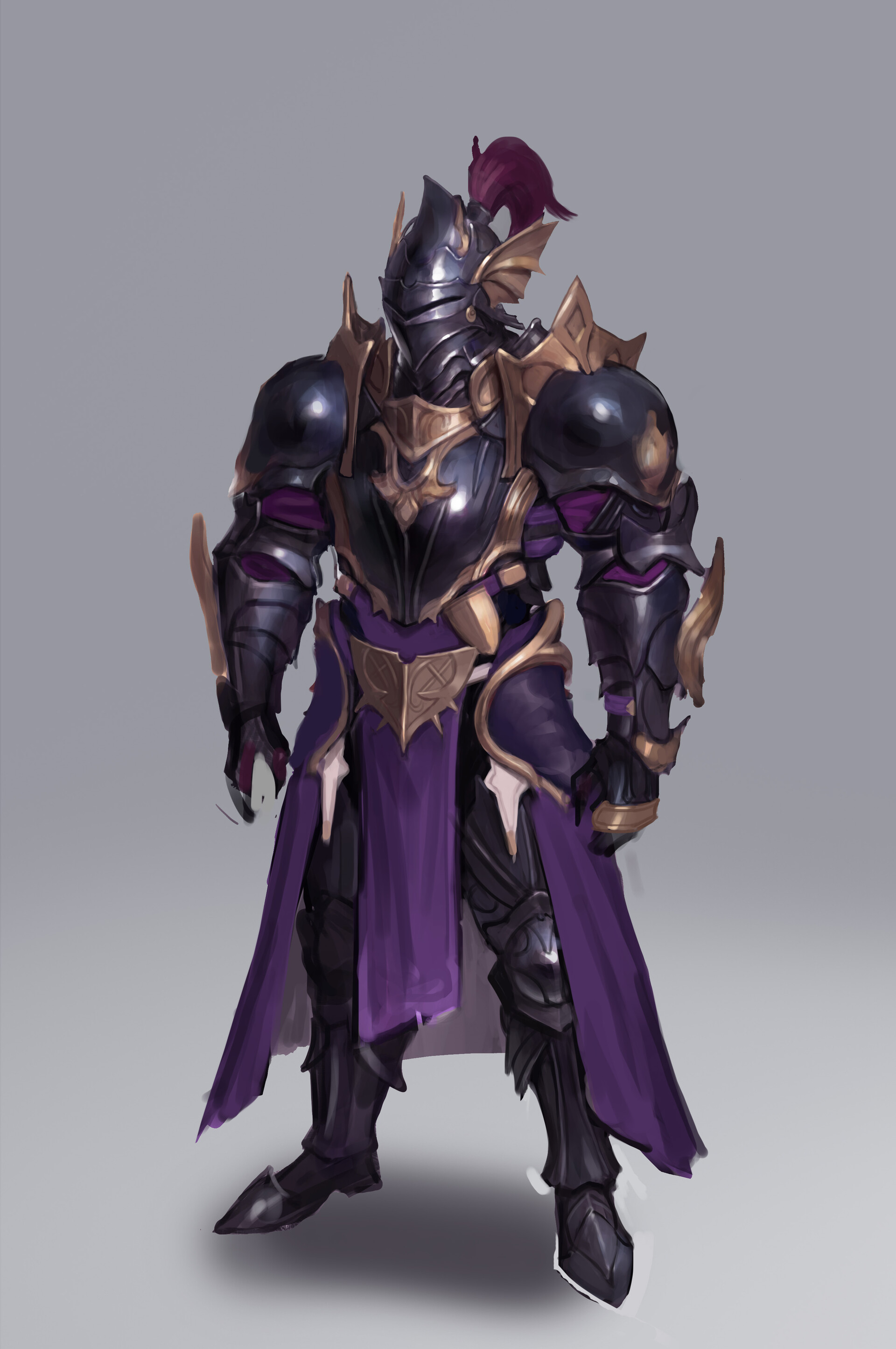 ArtStation - Black knight(rough)