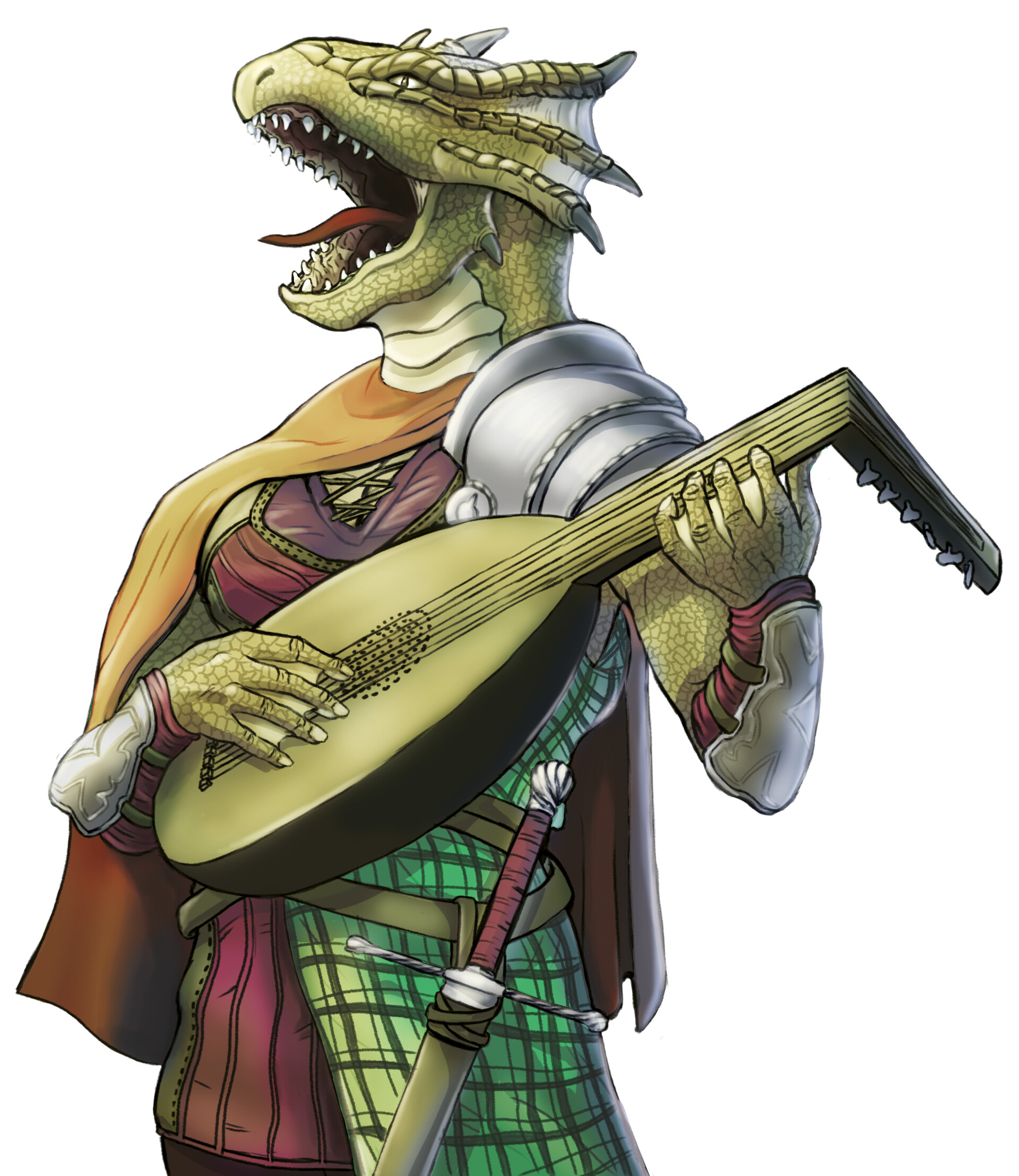 ArtStation - D&D 5e - Draconian Bard