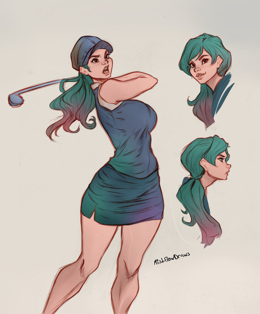 ArtStation - golf