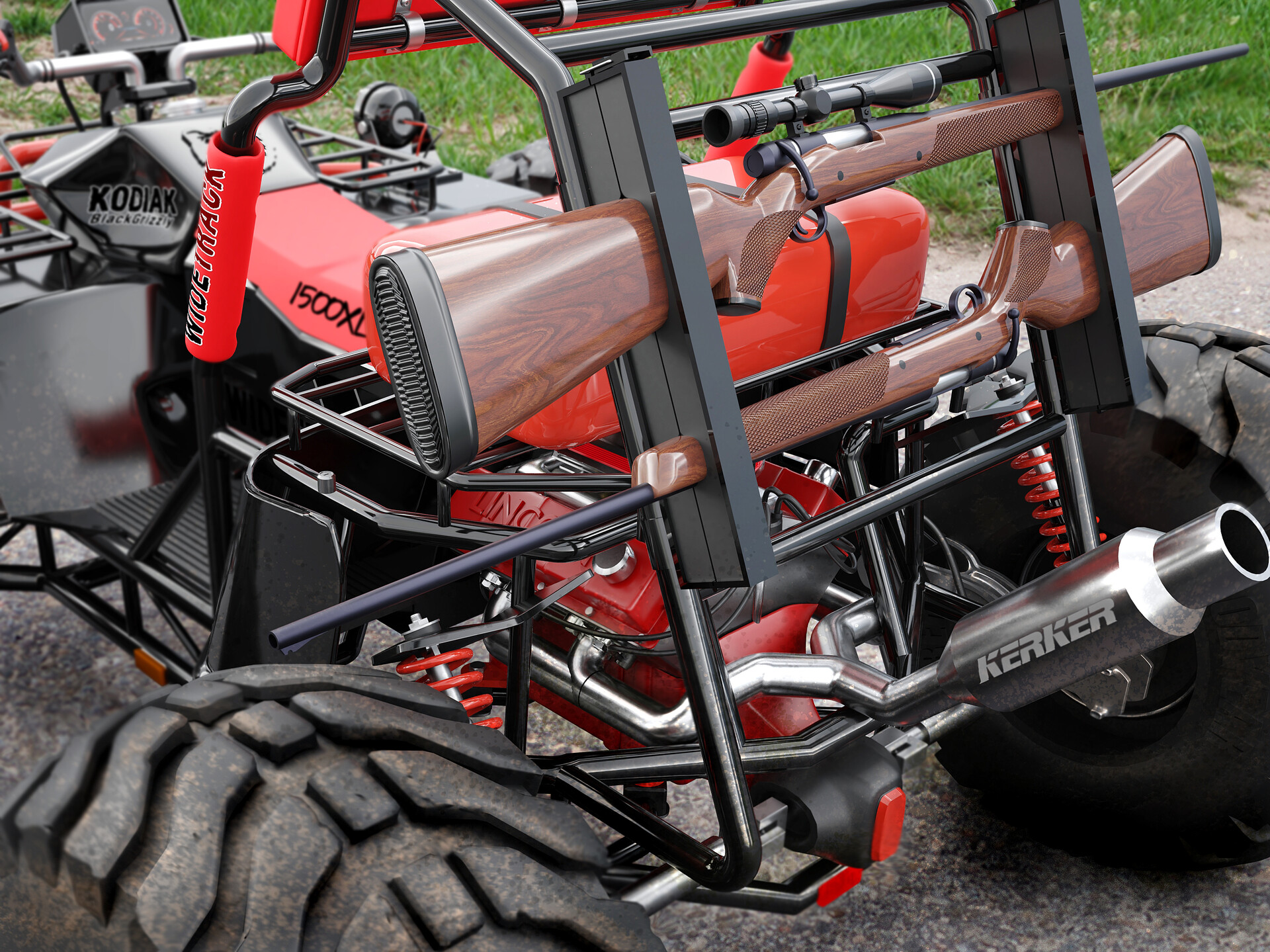 ArtStation - Updated Kodiak ATV Wide Track