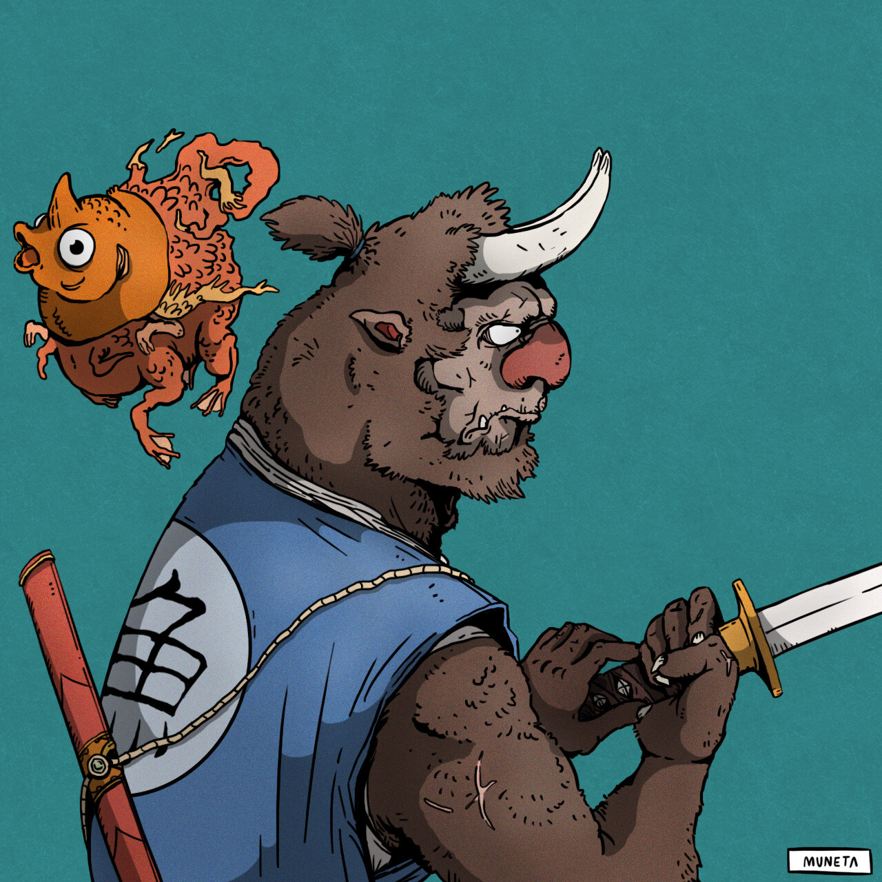 ArtStation - Beast-Samurai