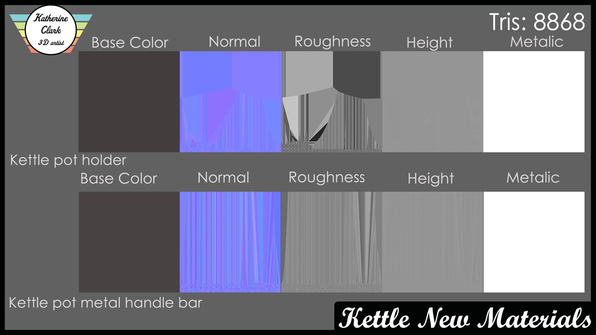 Katherine Clark - Kettle Model with old and new textures