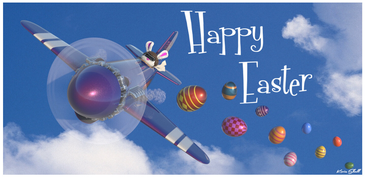 ArtStation - Happy Easter - Eggs Away!