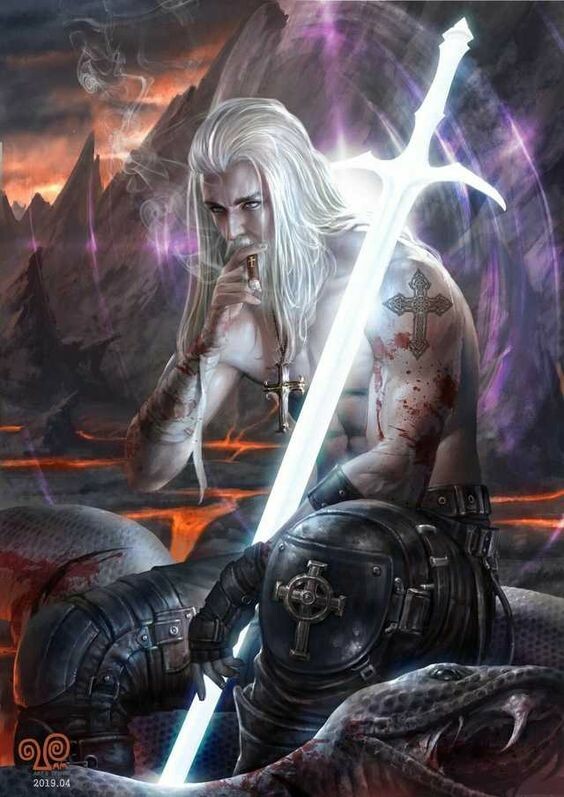 Cassandra Watts - Magic Sword with Swirl Shield (Unreal)