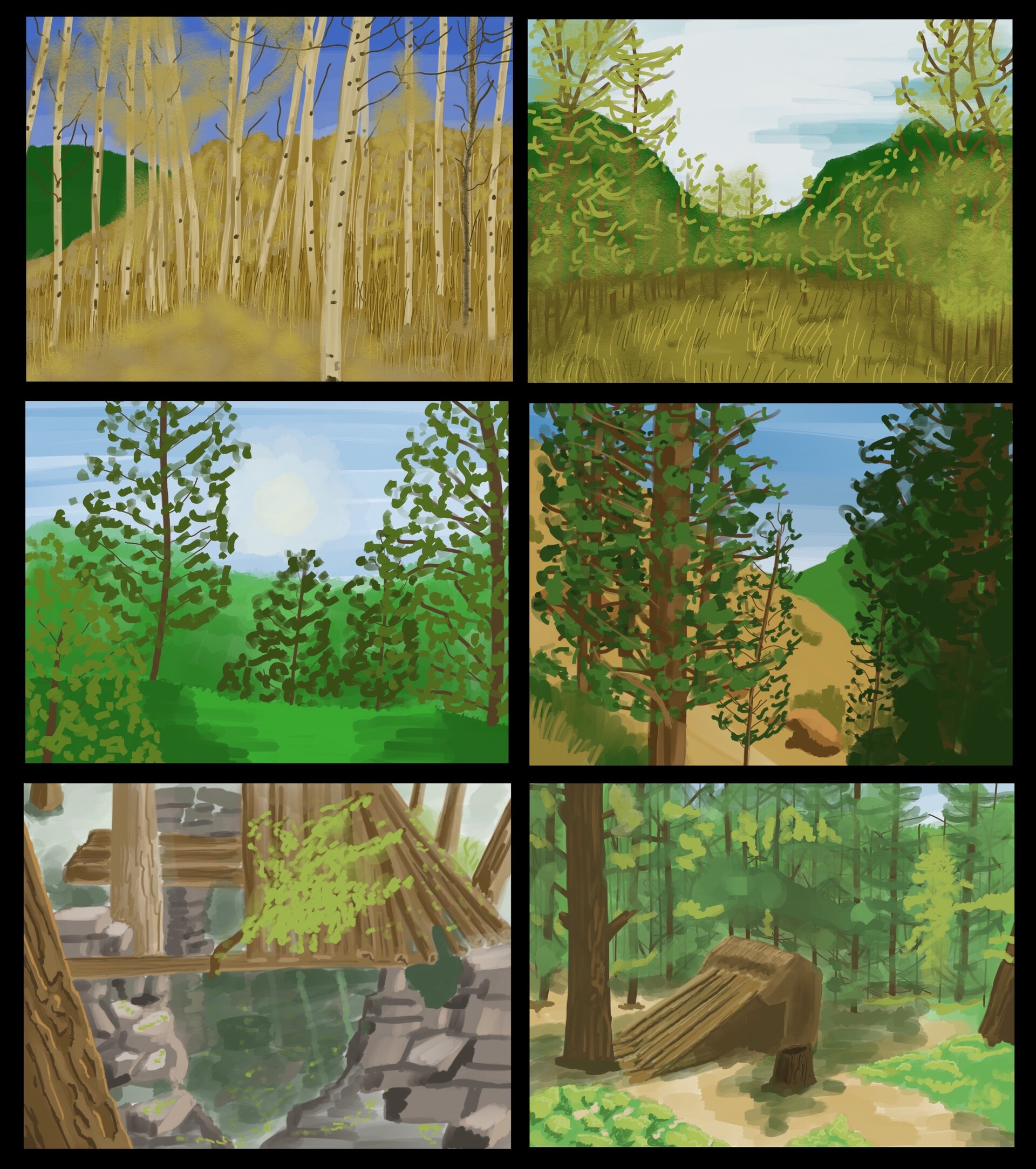 ArtStation - Color Thumbnail Set