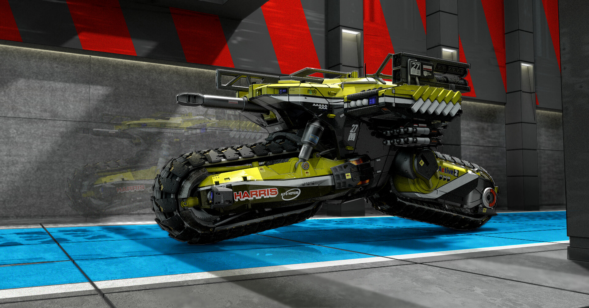 ArtStation - Moto Tank V2