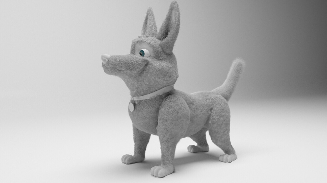 Mohammad Ramahi - Dog 3D Character Model
