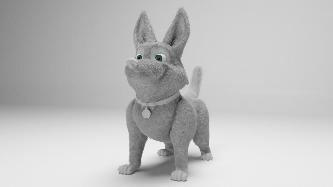 Mohammad Ramahi - Dog 3D Character Model