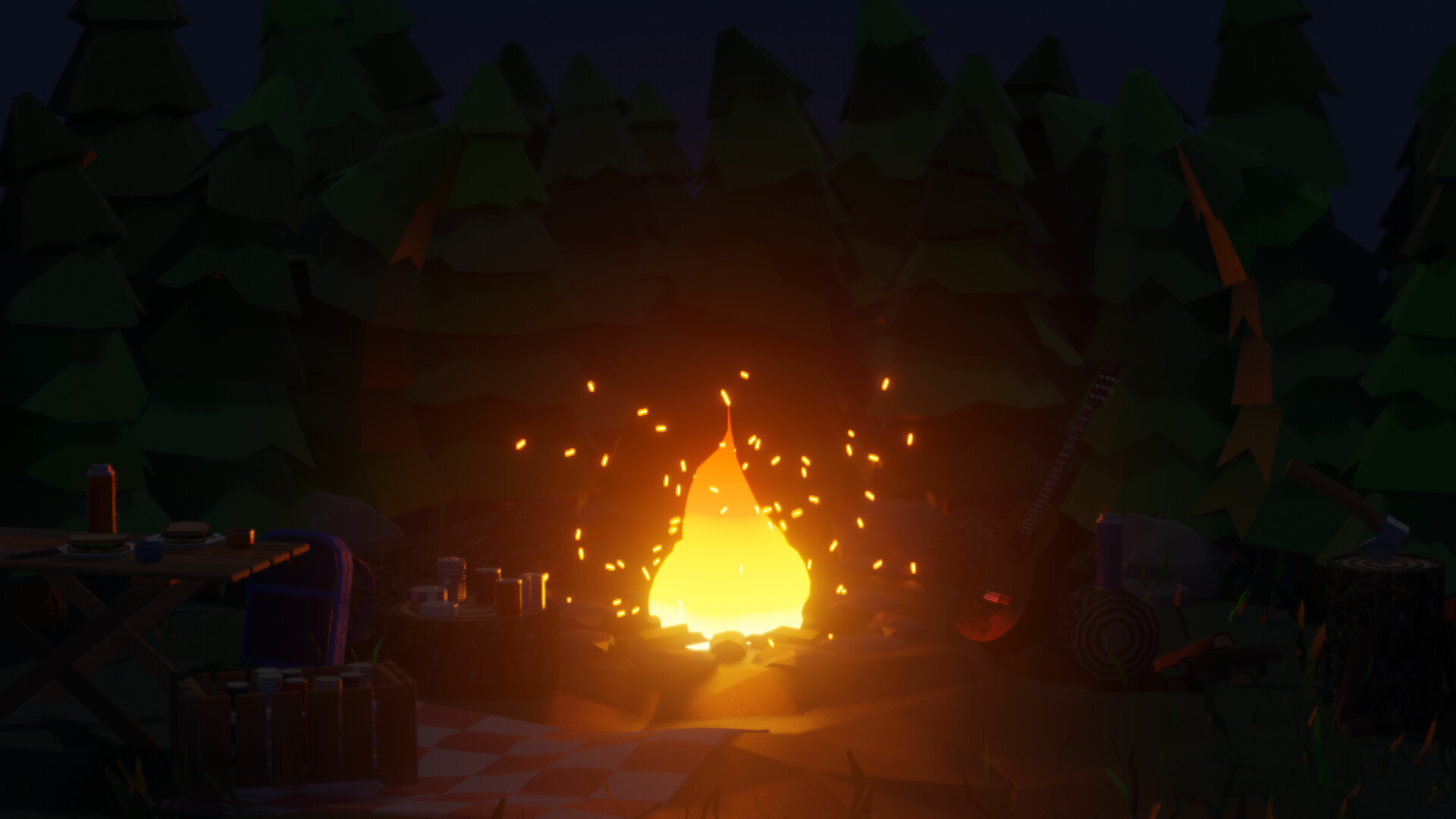 ArtStation - Campfire