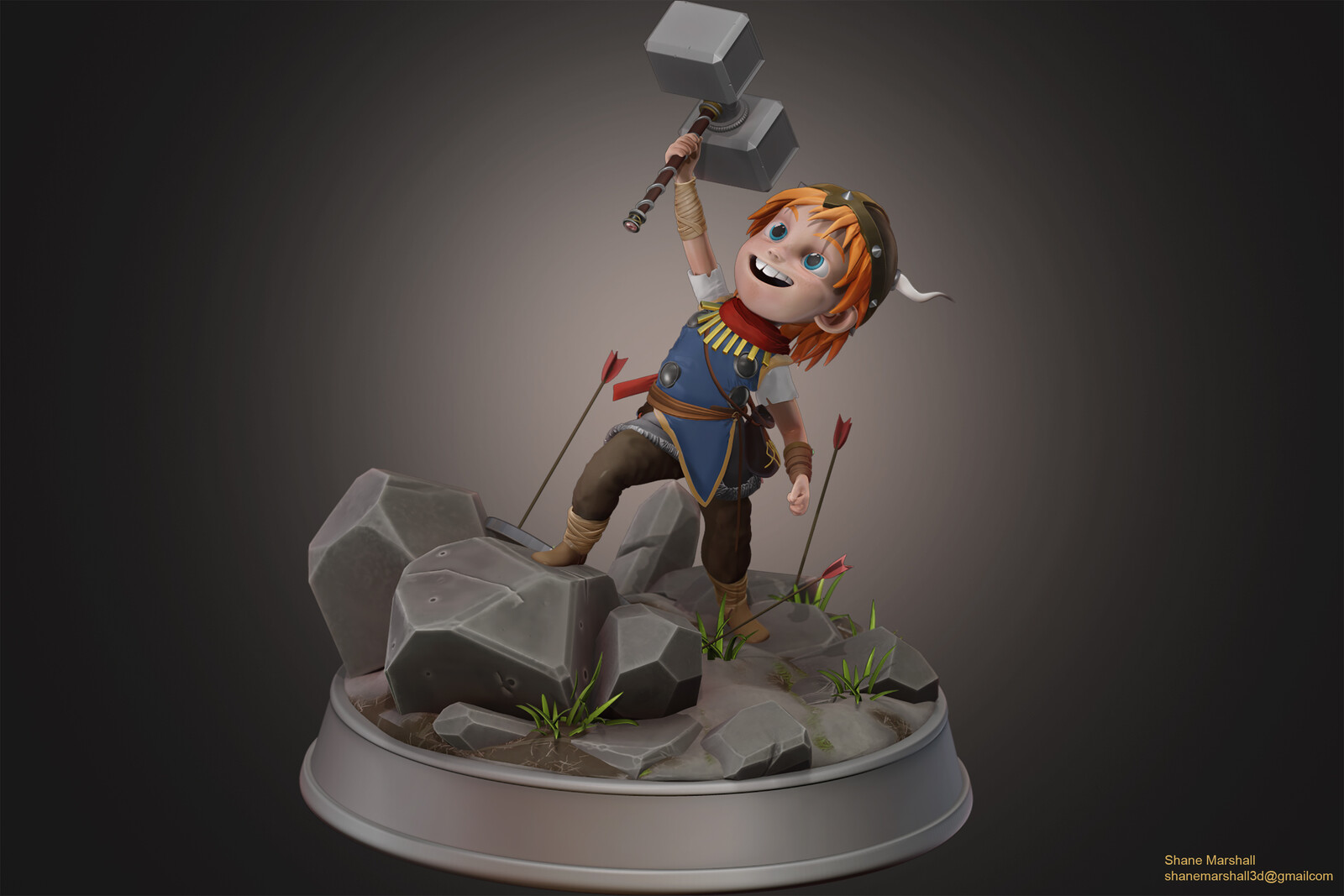 Shane Marshall - "MODI! Son of Thor" Character Model