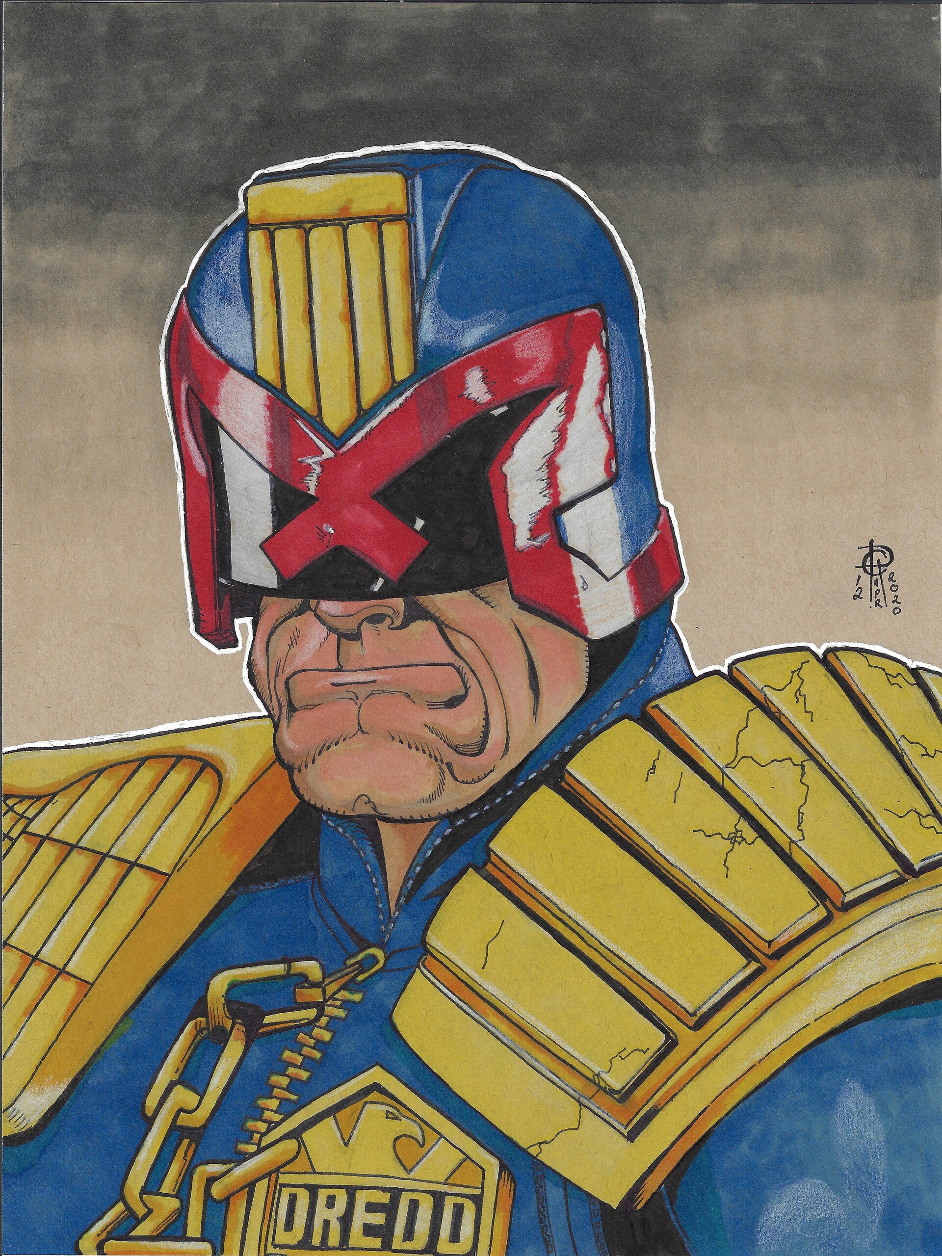 ArtStation - Judge Dredd (2D)