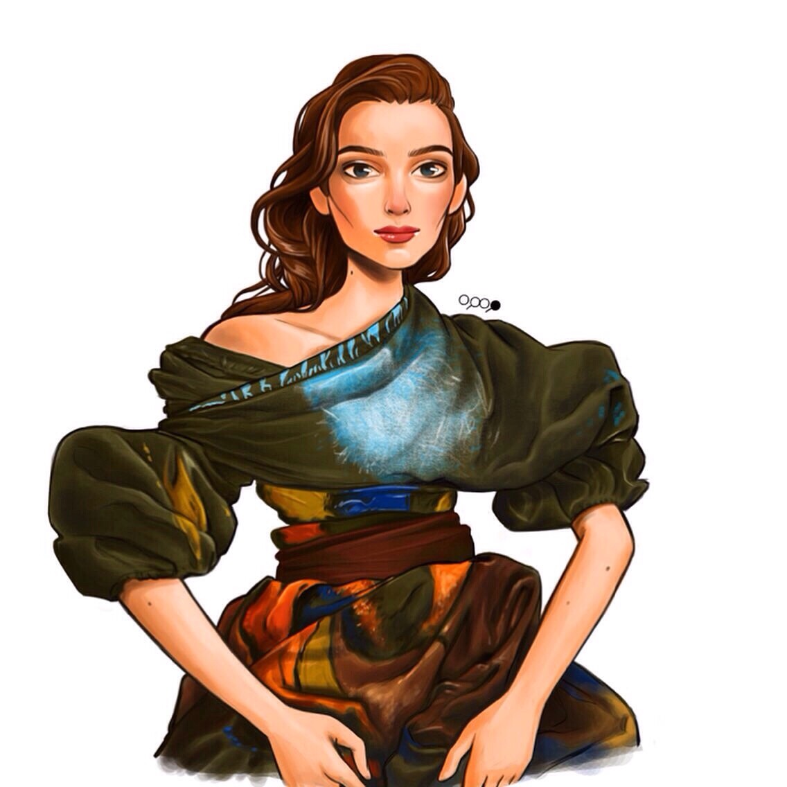 ArtStation - Spring girl