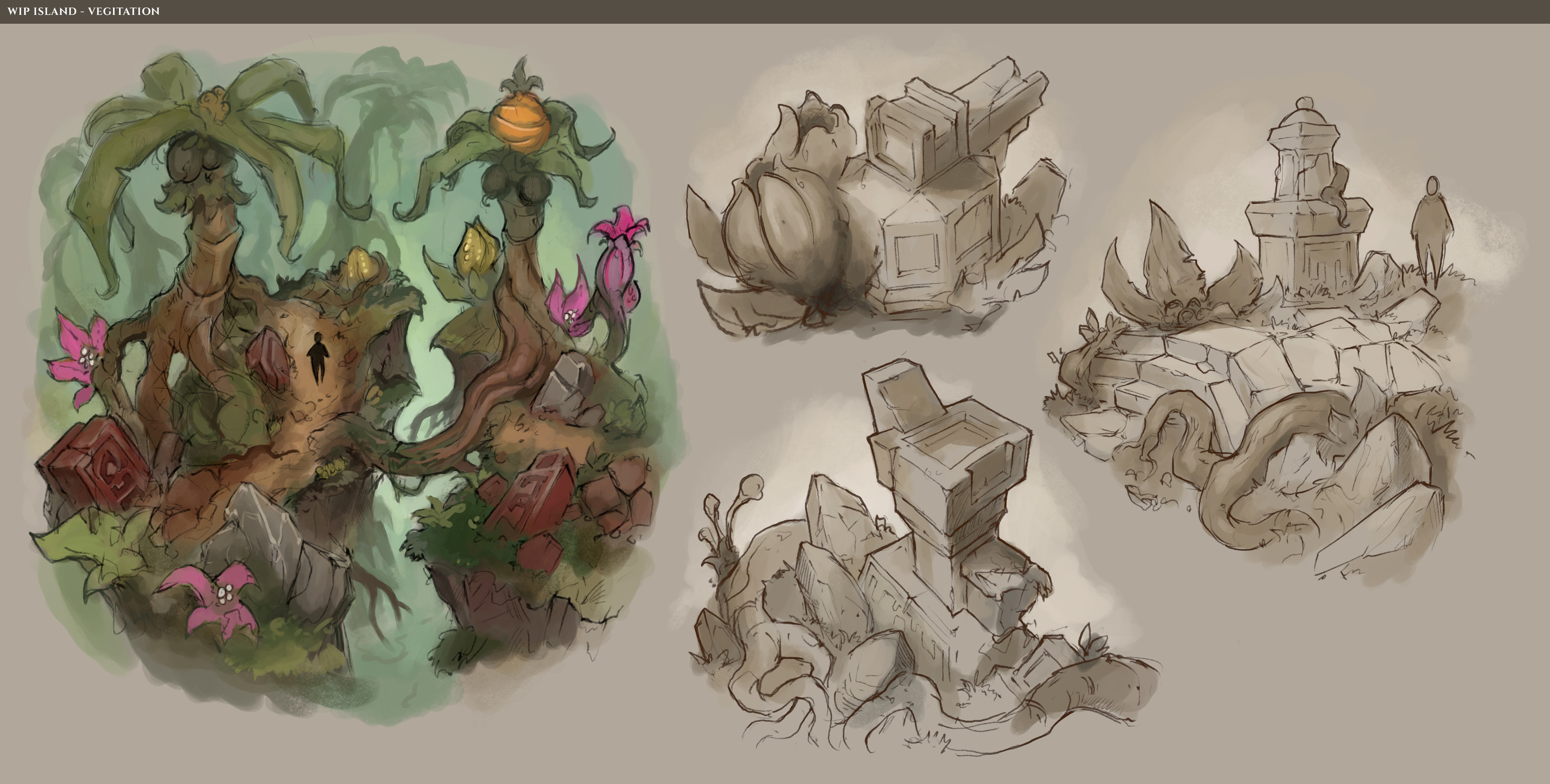 Jagex Games Studio - Concept art - The Land Out of Time