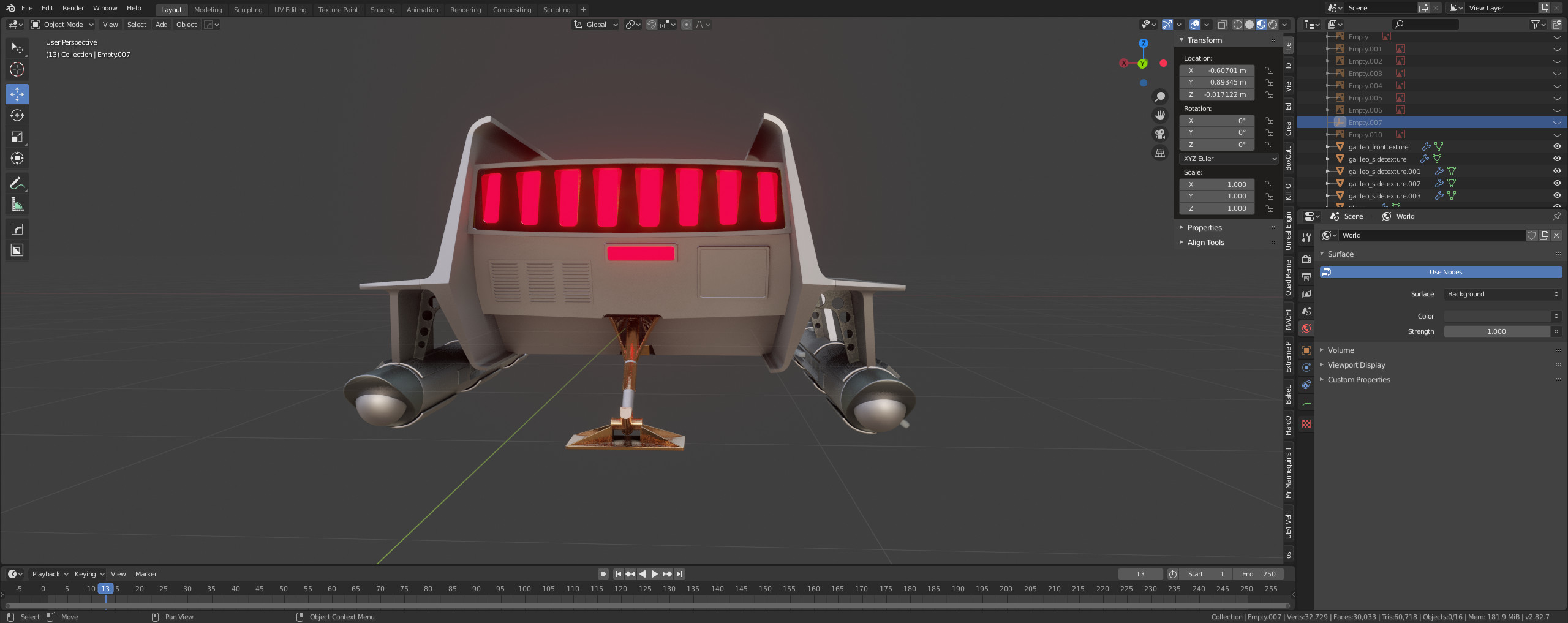 Daniel Korican Portfolio - TOS Shuttle WIP