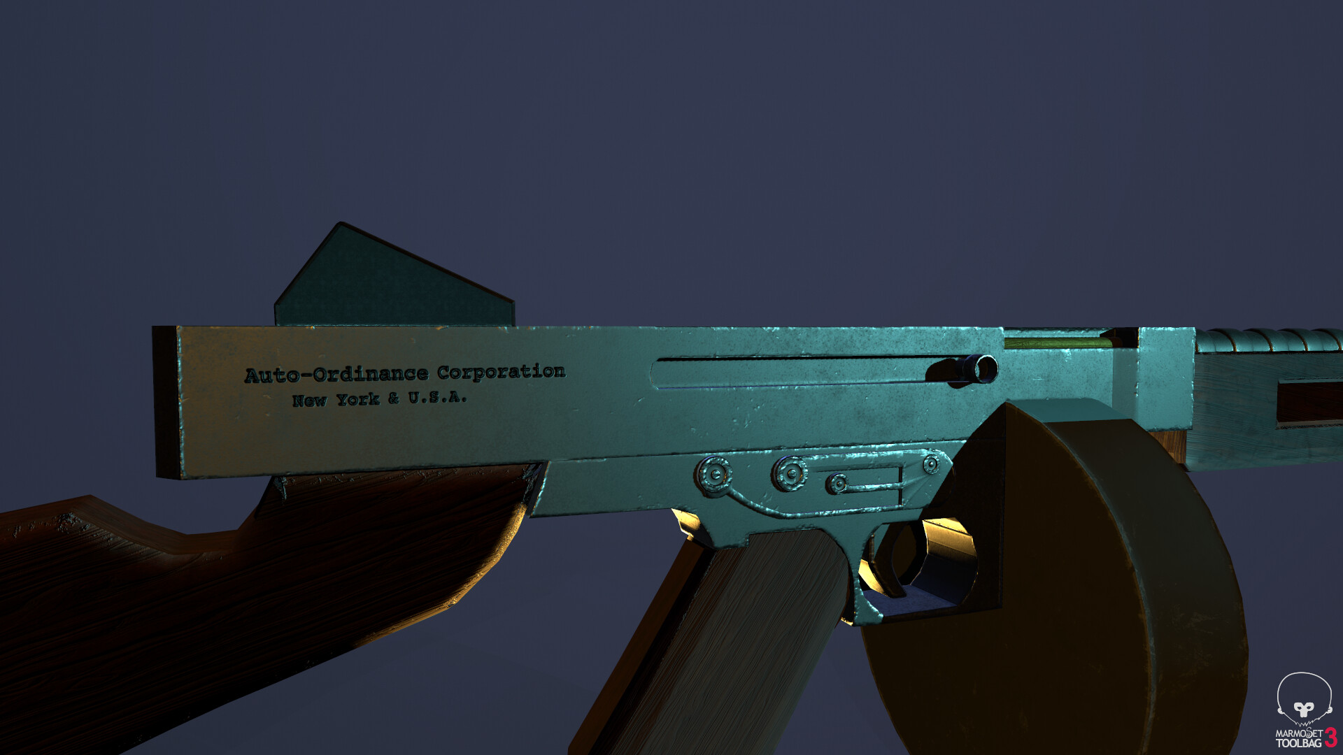 ArtStation - Tommy Gun