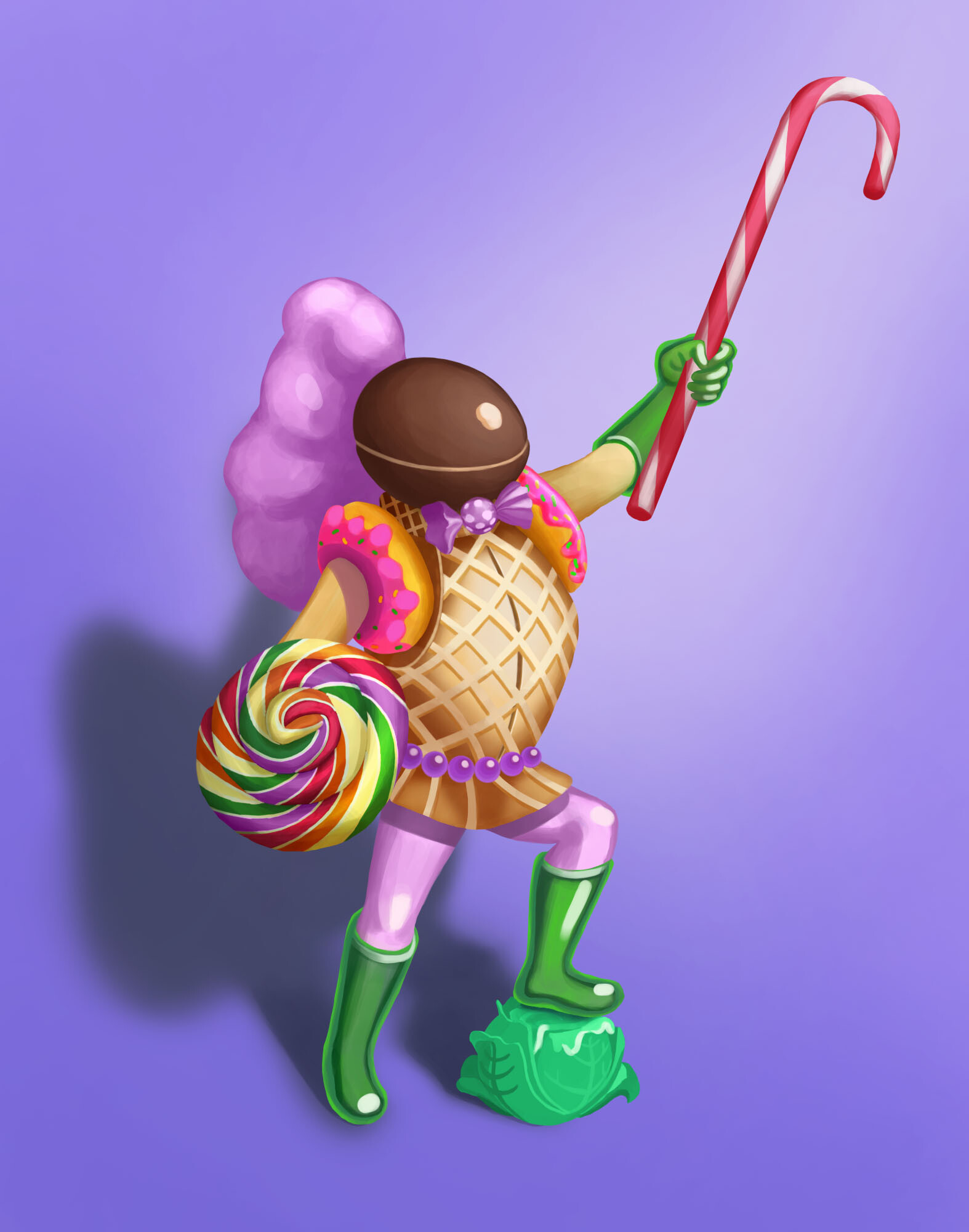 ArtStation - Candy knight