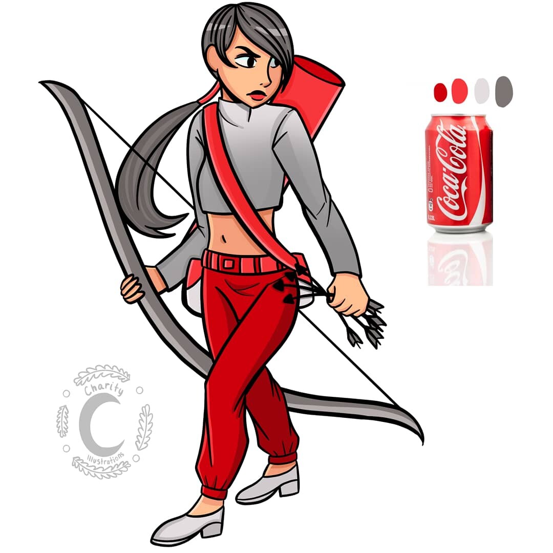 Charity C Art - Coca Cola (Character Design)