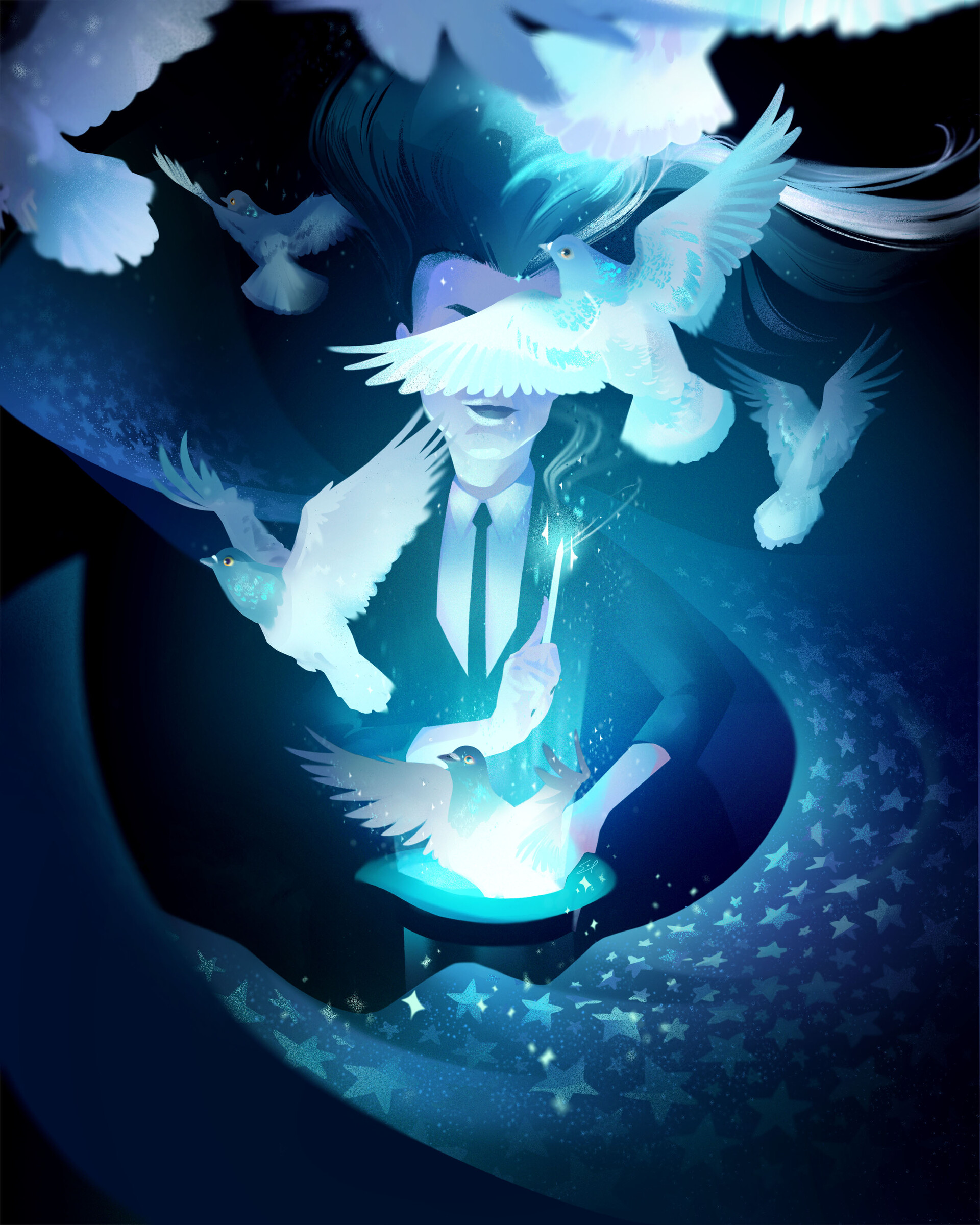 ArtStation - Self-Portrait: Master Magician