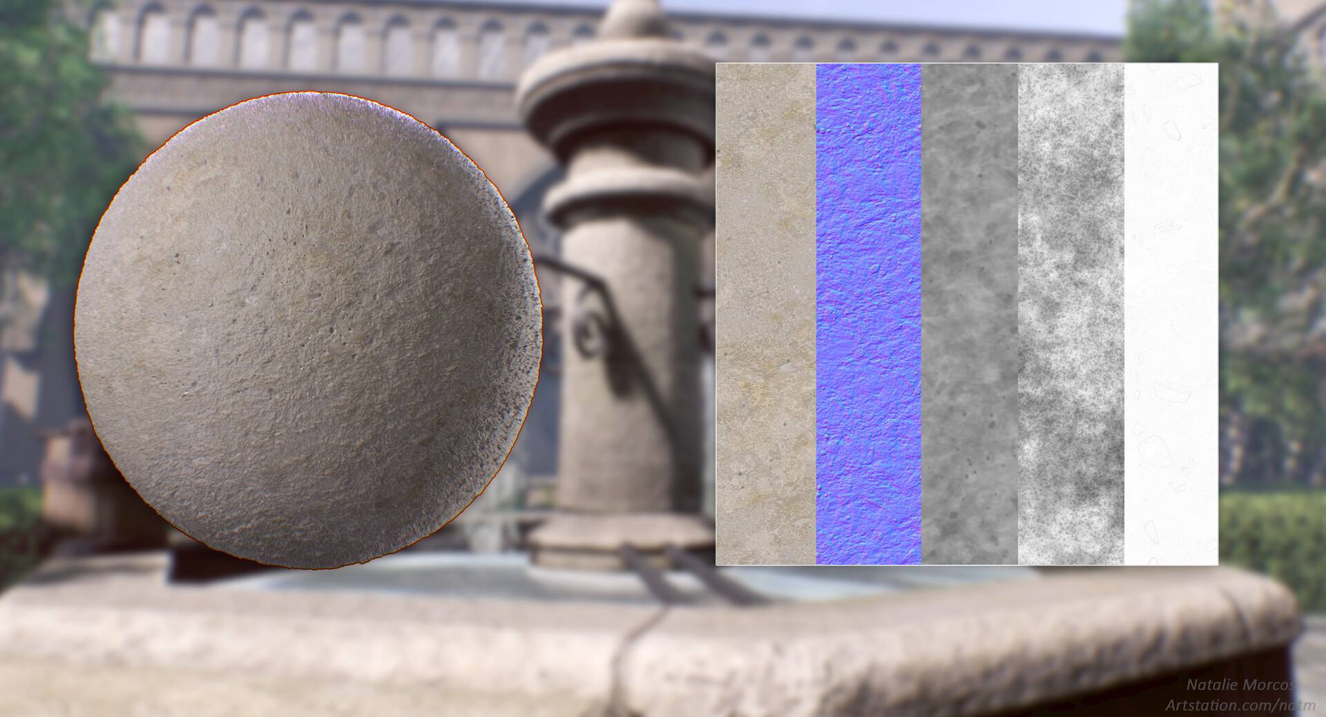 Natalie Morcos - Gothic Cloister - Material Breakdown