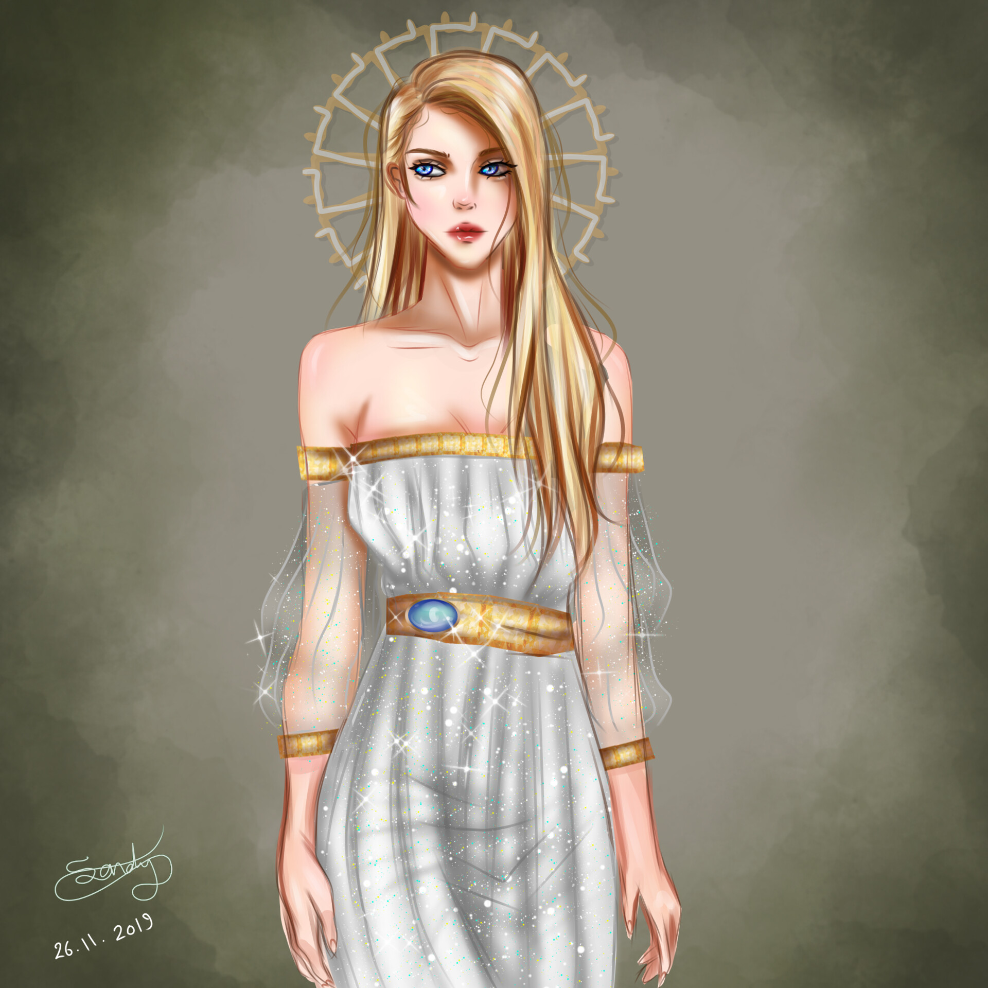 ArtStation - fantasy greek princess