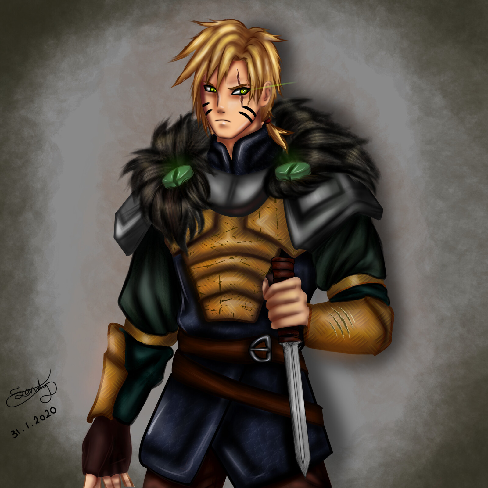 Sandy M.Khalil - fantasy warrior