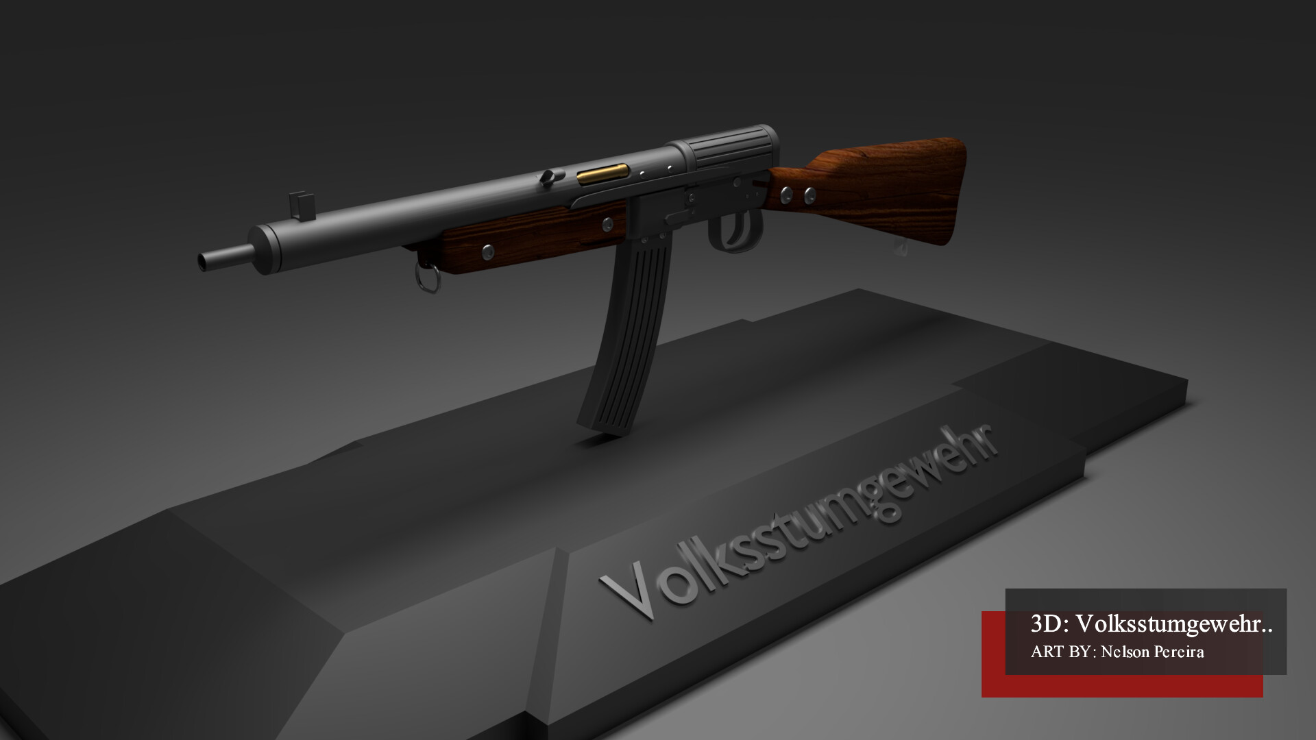 ArtStation - Volksstumgewehr (German WW2 Weapon)
