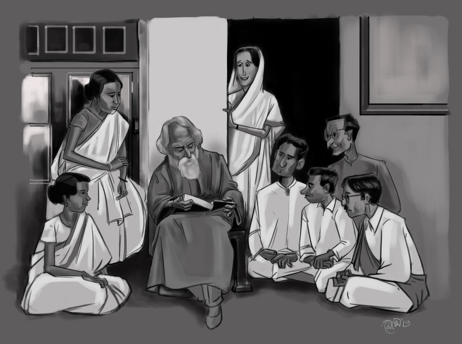 ArtStation - Rabindranath Tagore