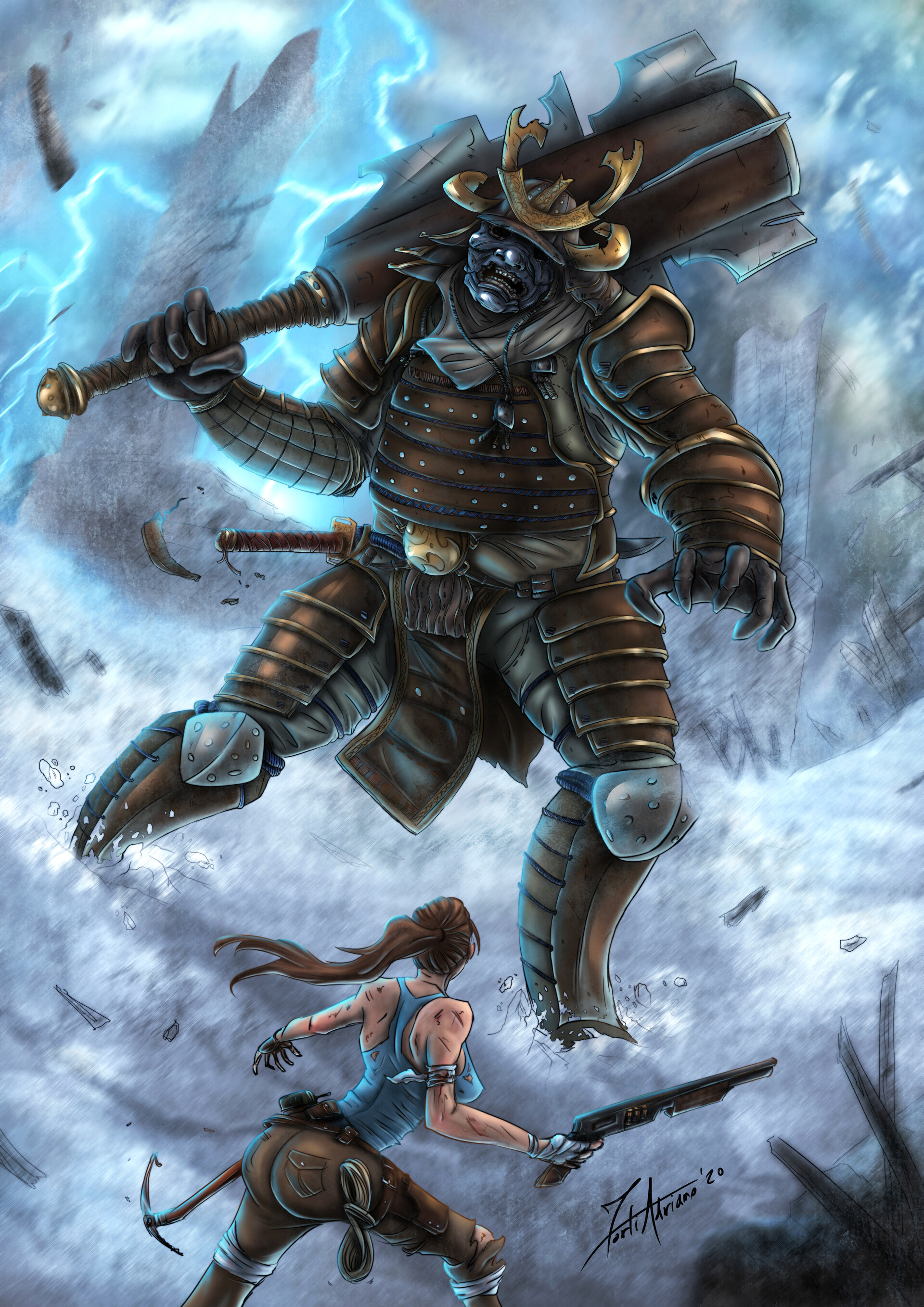 ArtStation - Storm Guardian | Tomb Raider