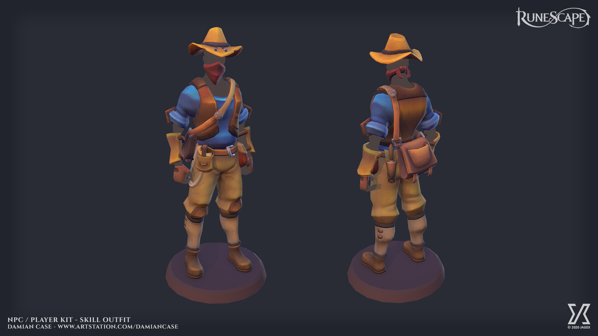 Damian Case - Runescape: Archaeology : Skilling outfit player kit