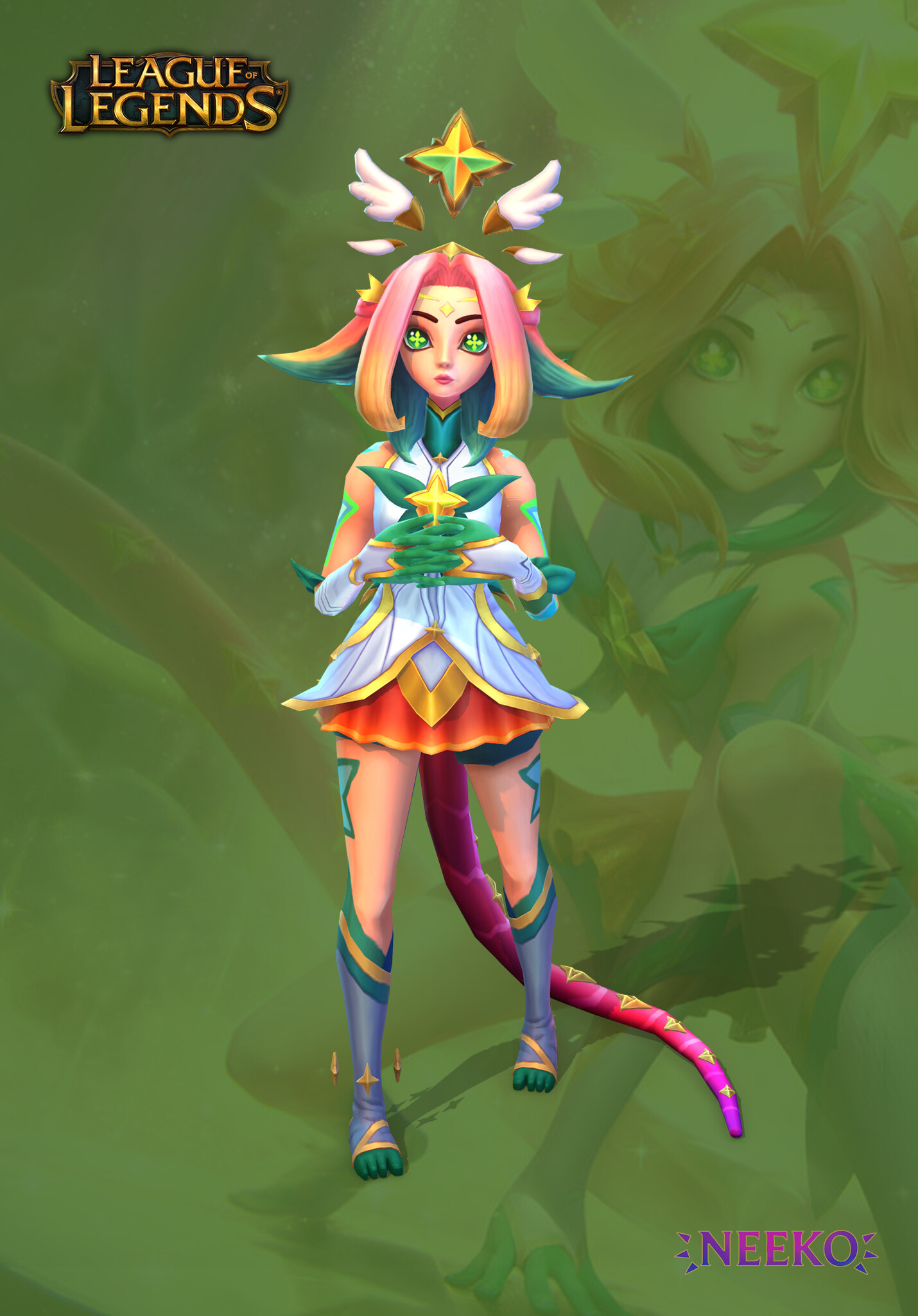 ArtStation - Starguardian Neeko (League of Legends)