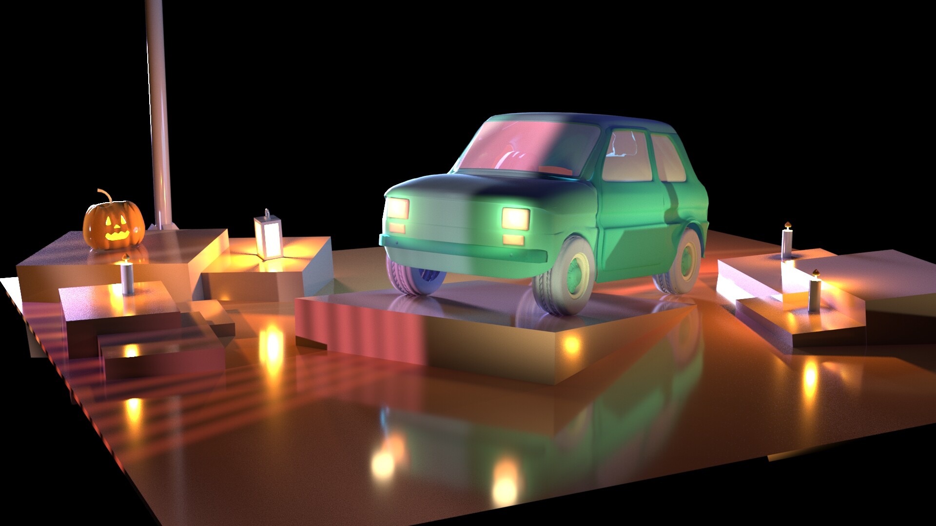 ArtStation - car modelling and scenic lighting