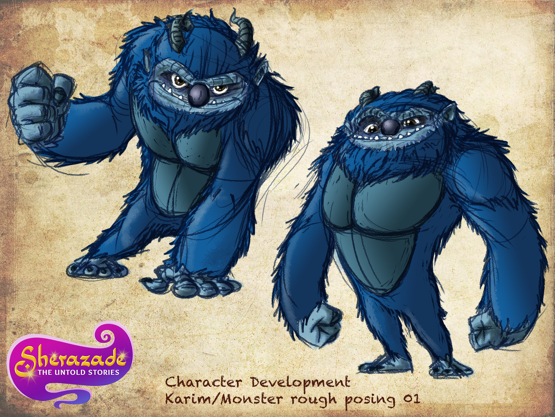 ArtStation - "Karim Monster" Character Development (for Hahn Film AG)