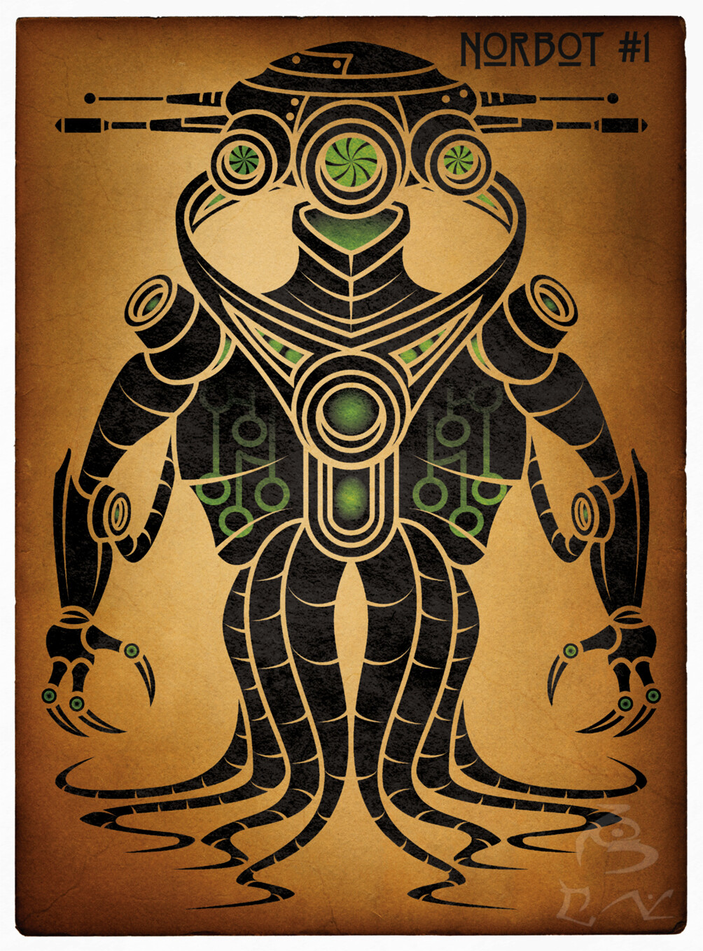 ArtStation - Norbots: Norbot #1