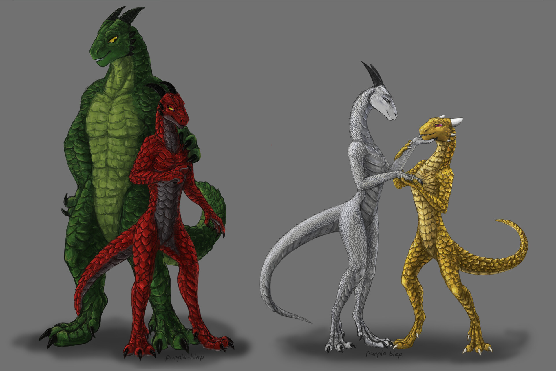 ArtStation - Kobold line up commission
