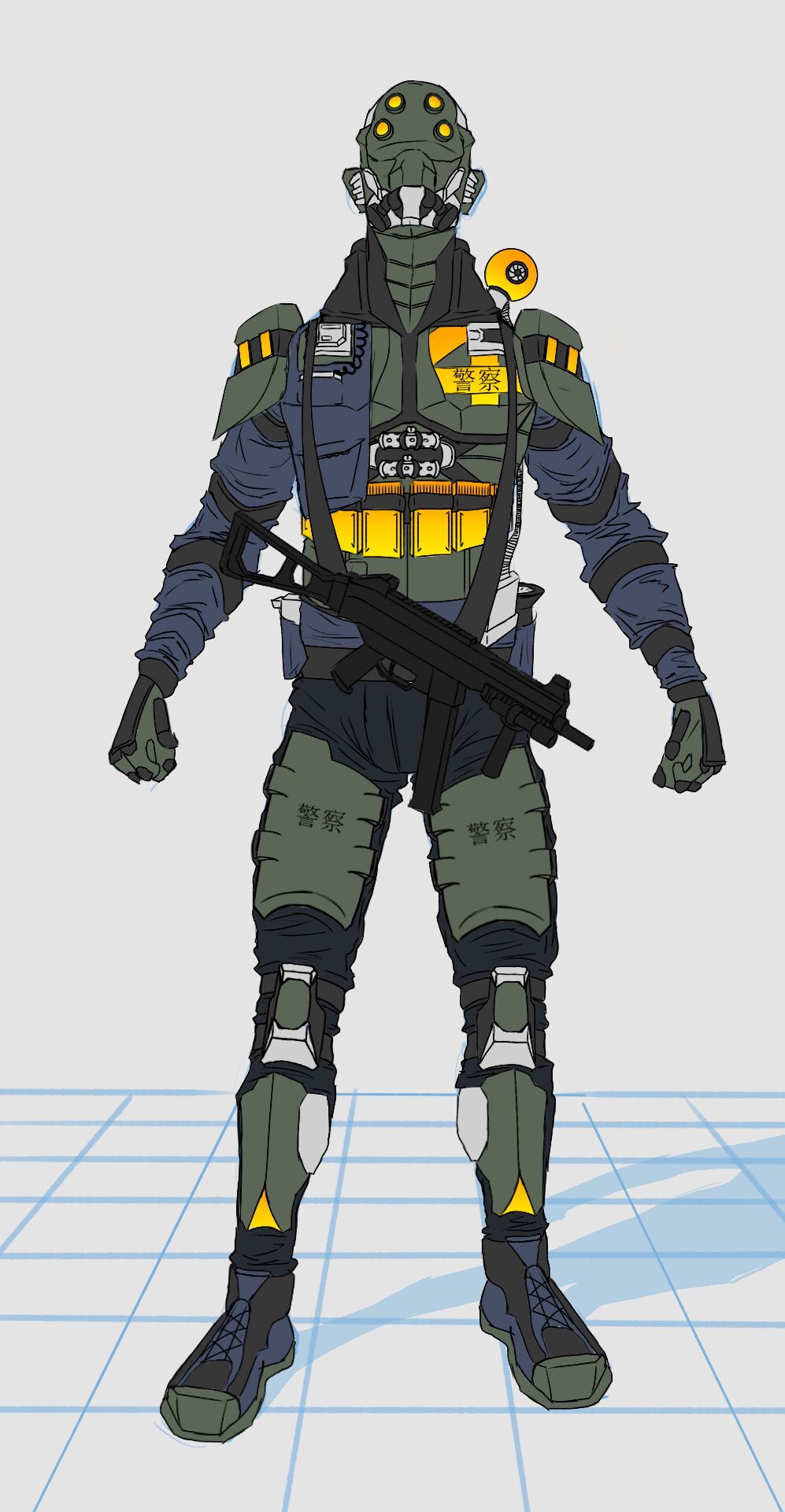 ArtStation - Cyber Police - One