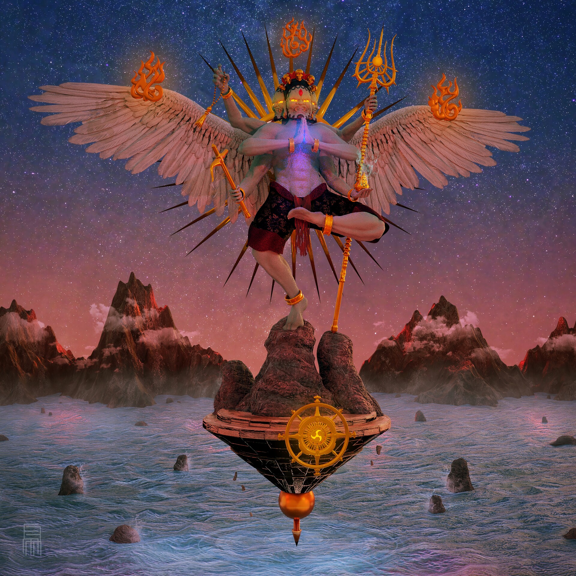 ArtStation - "Asura King"