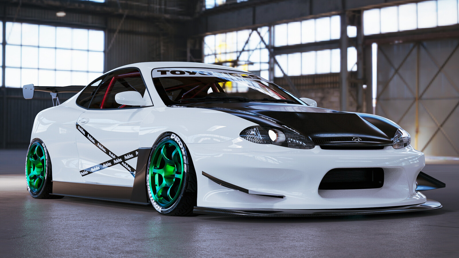 BRIAN KIM DESIGNS - Hyundai Tiburon Coupe Wide Bodykit Custom Concept.