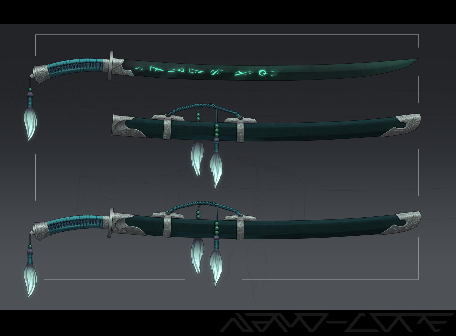 ArtStation - Ghostly Dao Sword