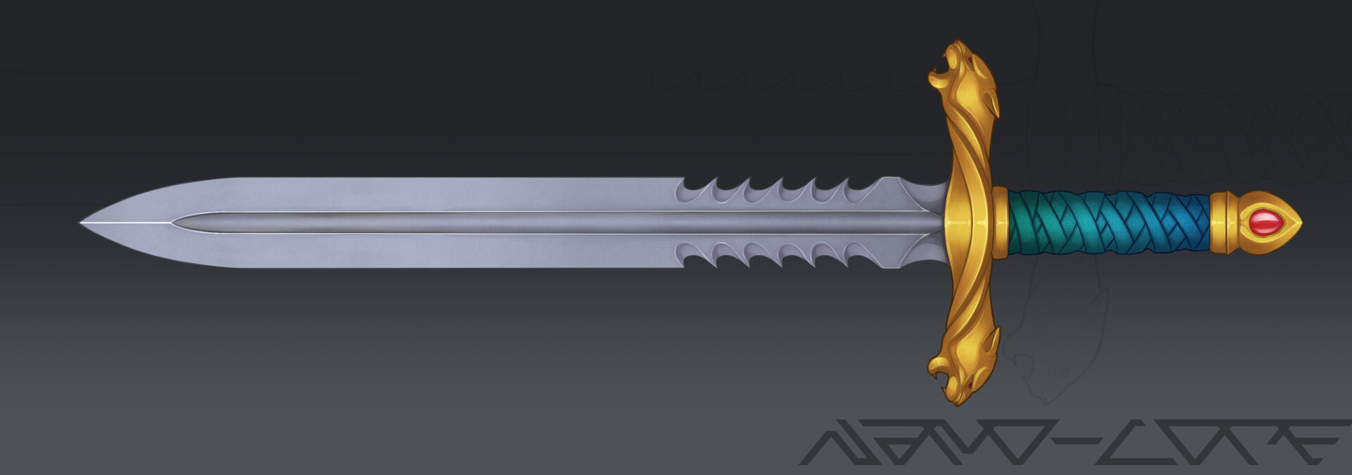 ArtStation - Golden Panther Sword