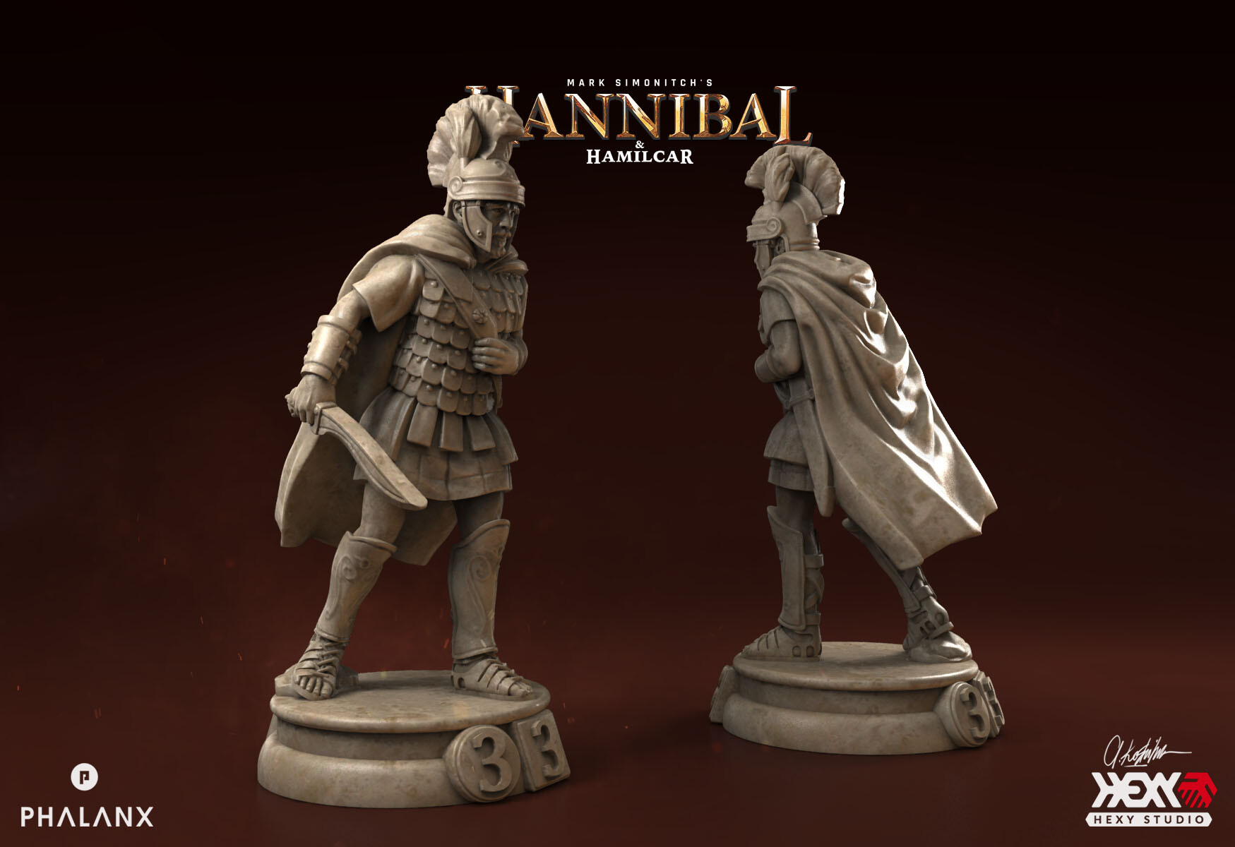 ArtStation - Hannibal & Hamilcar board game miniatures set #8