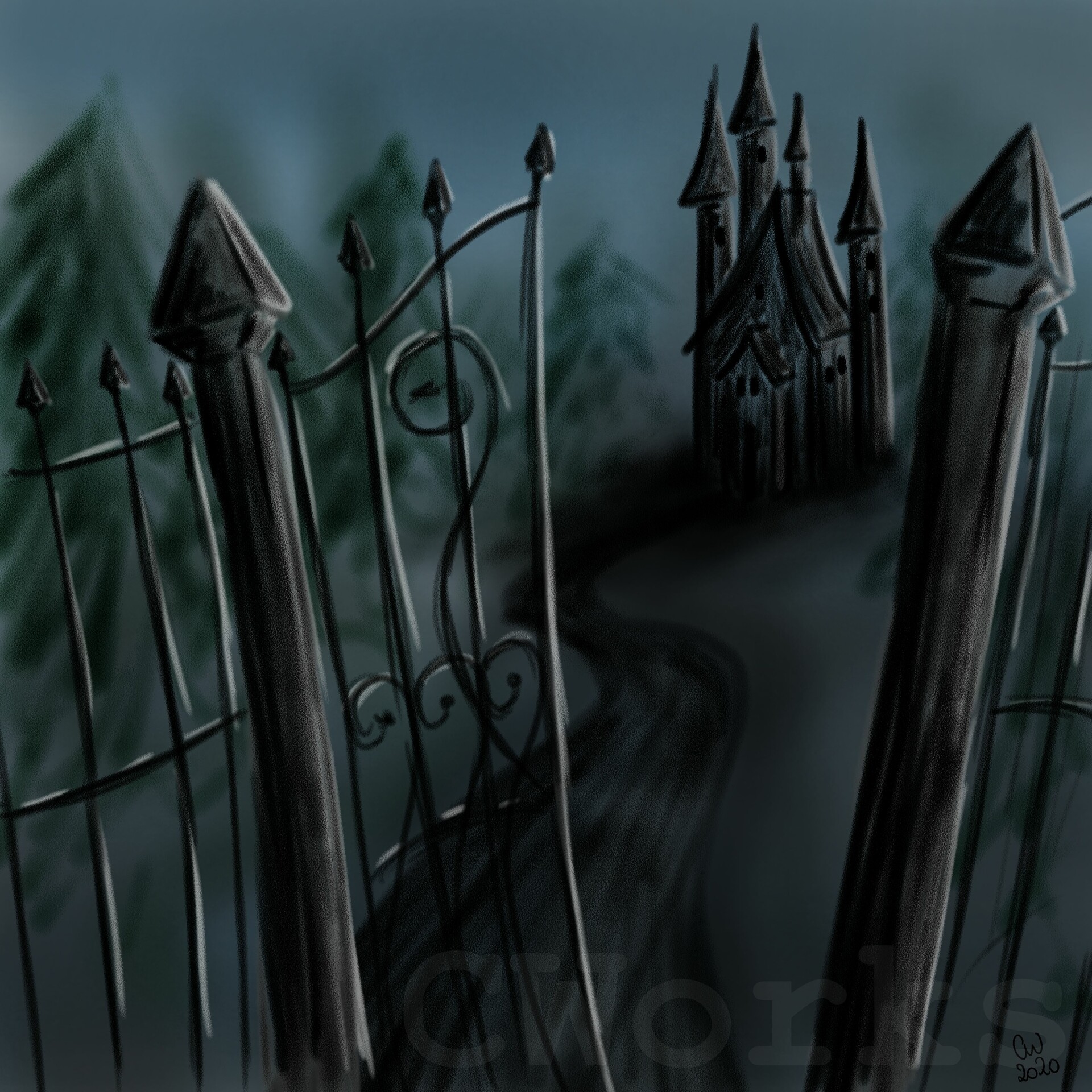 ArtStation - Haunted castle