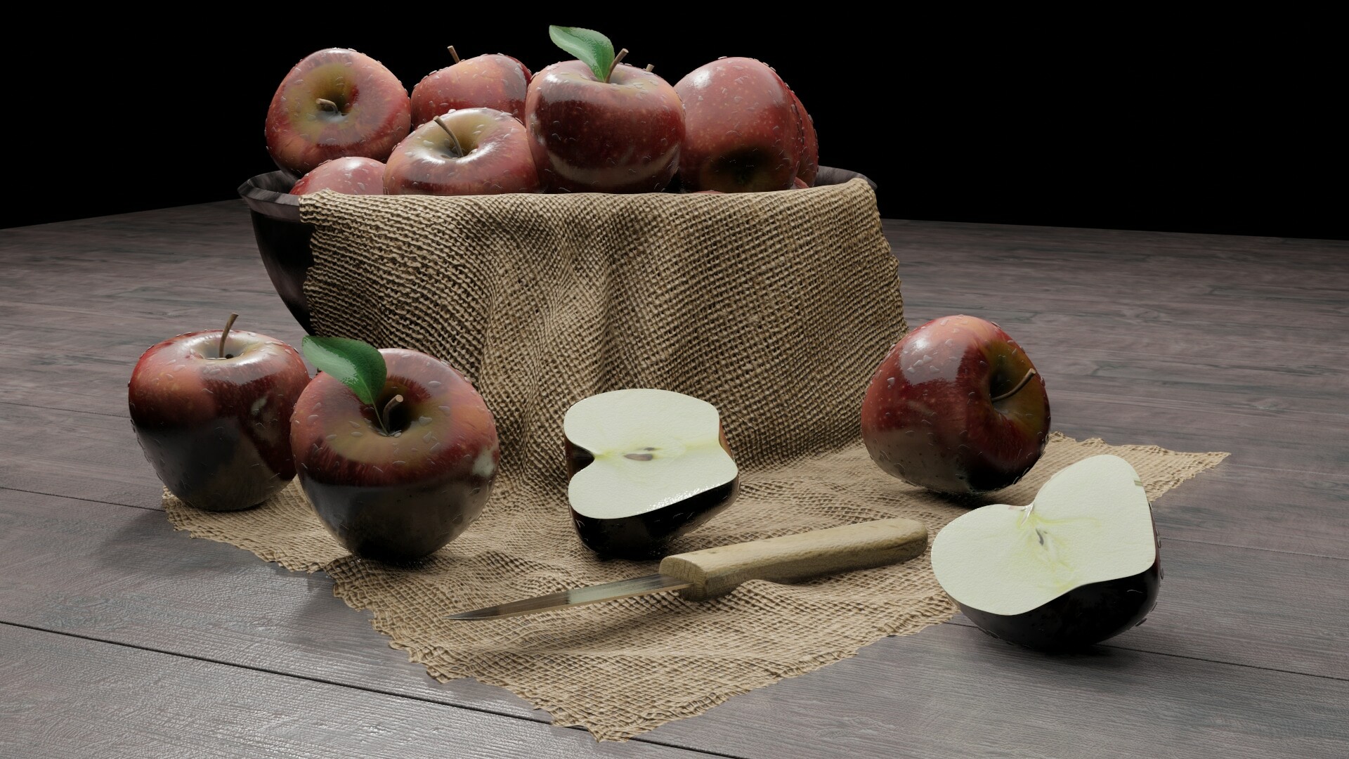 Jay Patel - 3D Apple | CG Boost | Blender