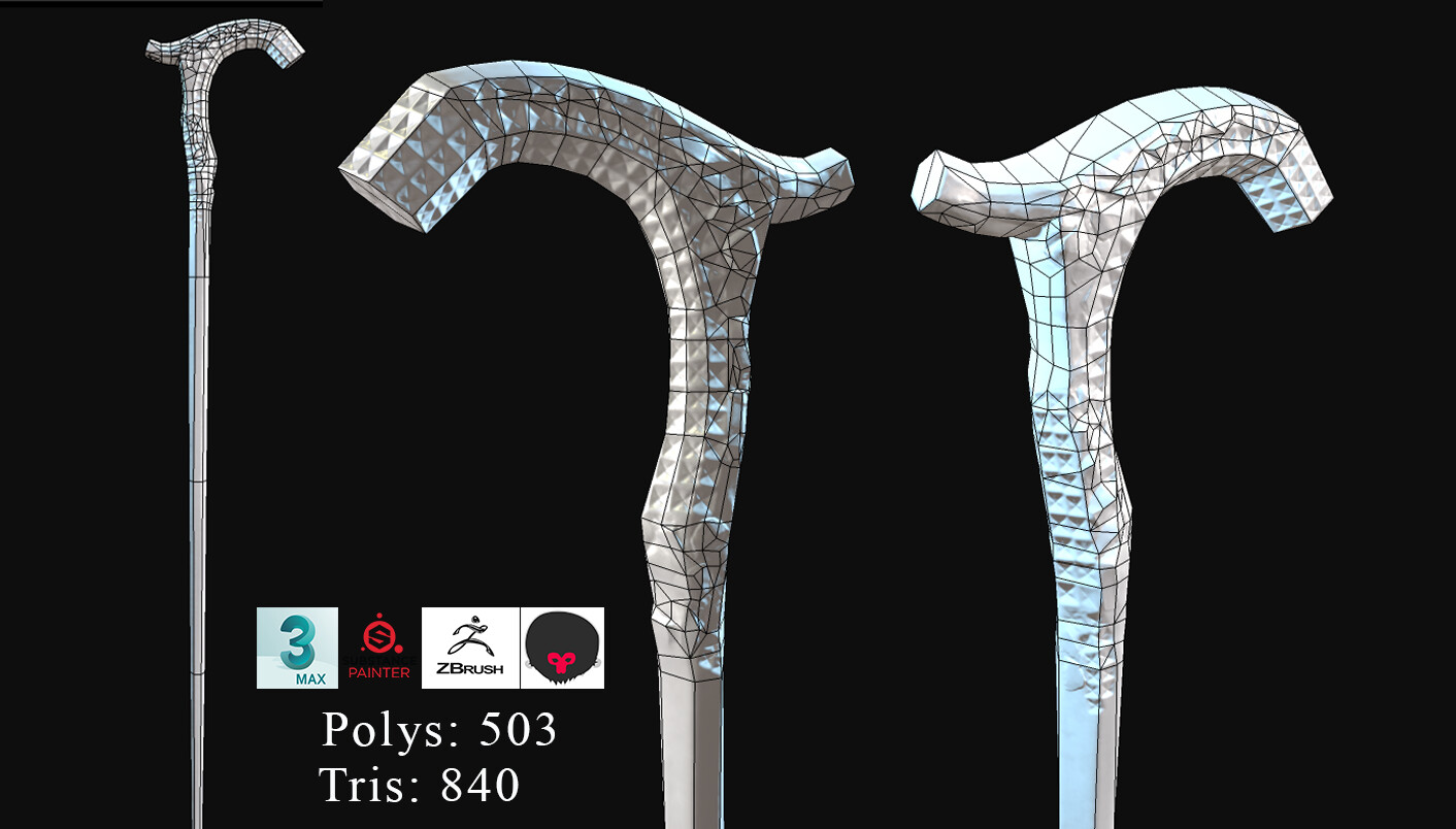 Elaine Chern - Devil May Cry 5 - V's Cane [Fan Art]