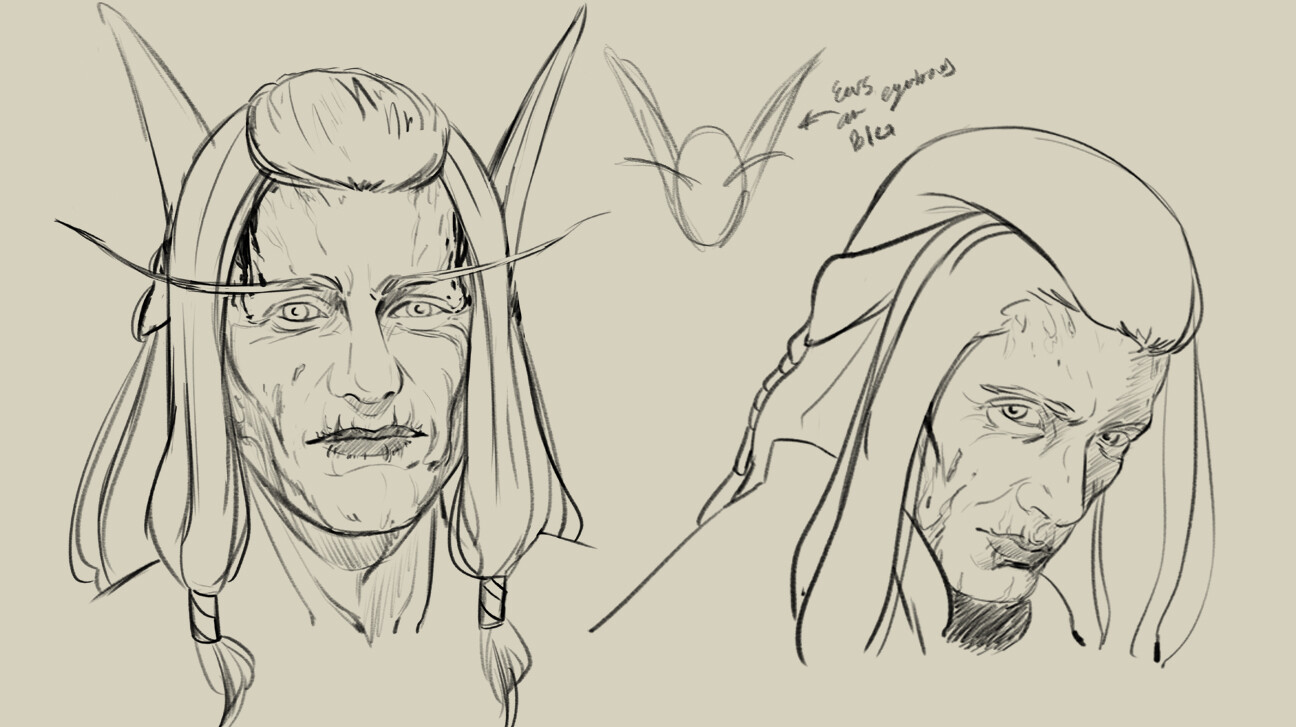 ArtStation - Etharion Undead Nightelf