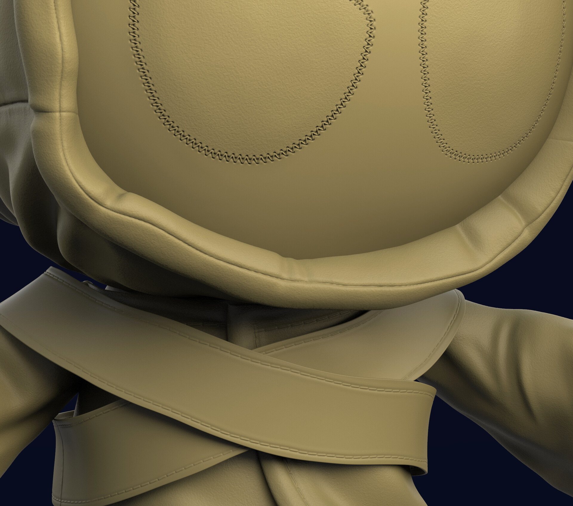 Anna Bridge - Teddy Jawa Sculpt: Clay Render