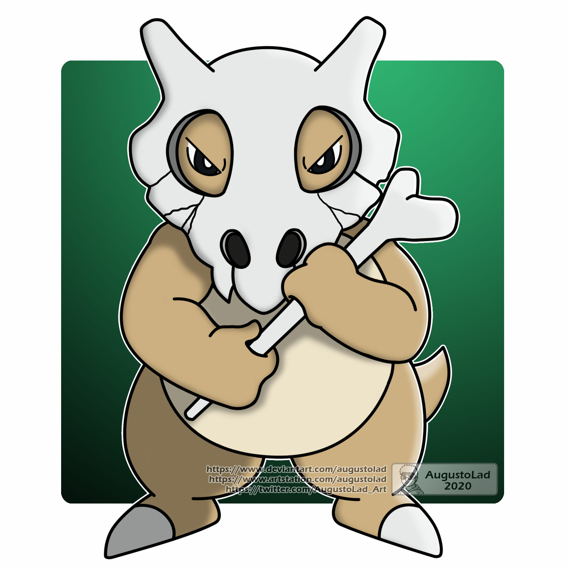 ArtStation - Pokémon - Cubone